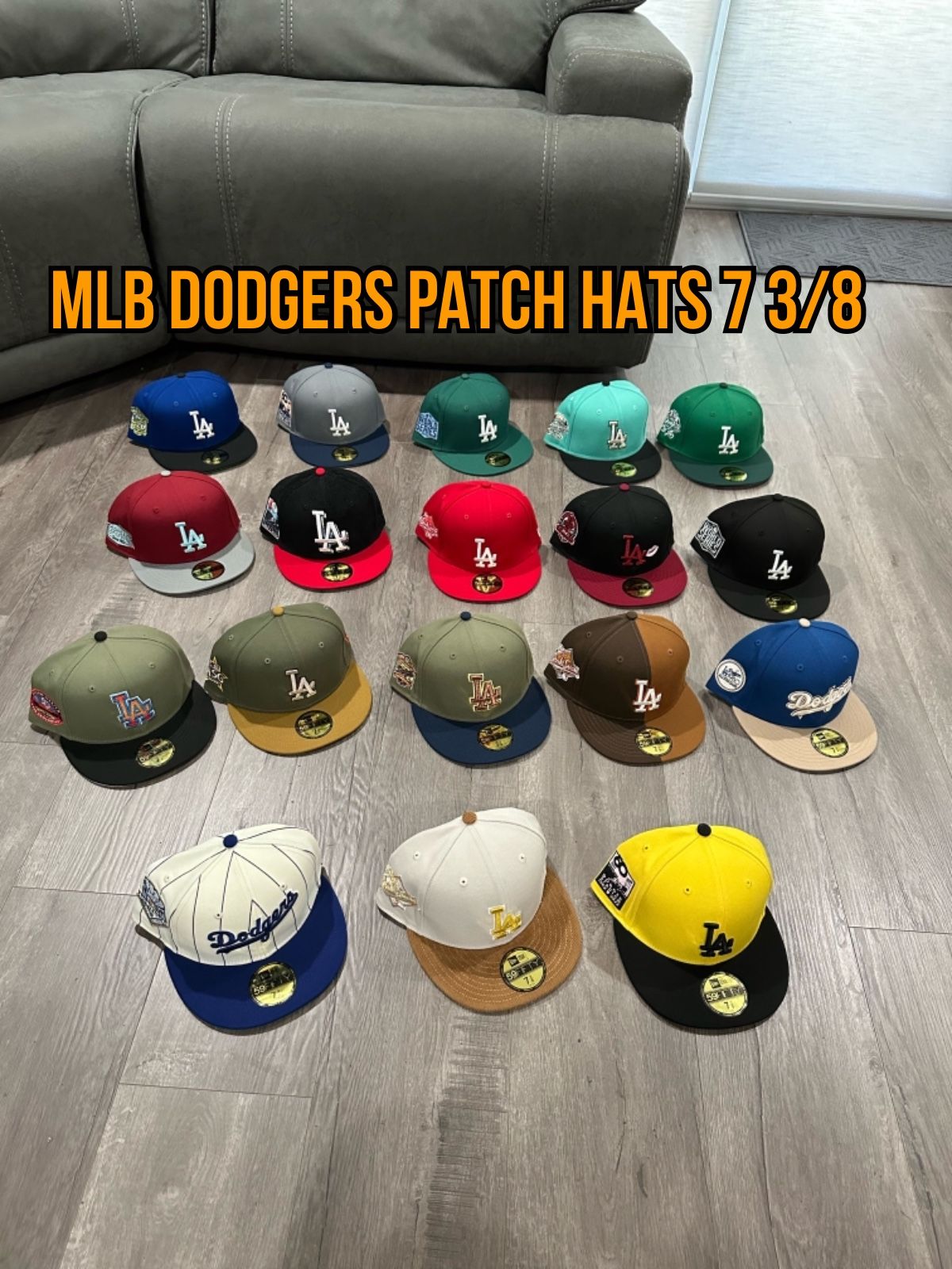 MLB New Era Los Angeles Dodgers Multiple Colors With Patch UV 59fifty ...