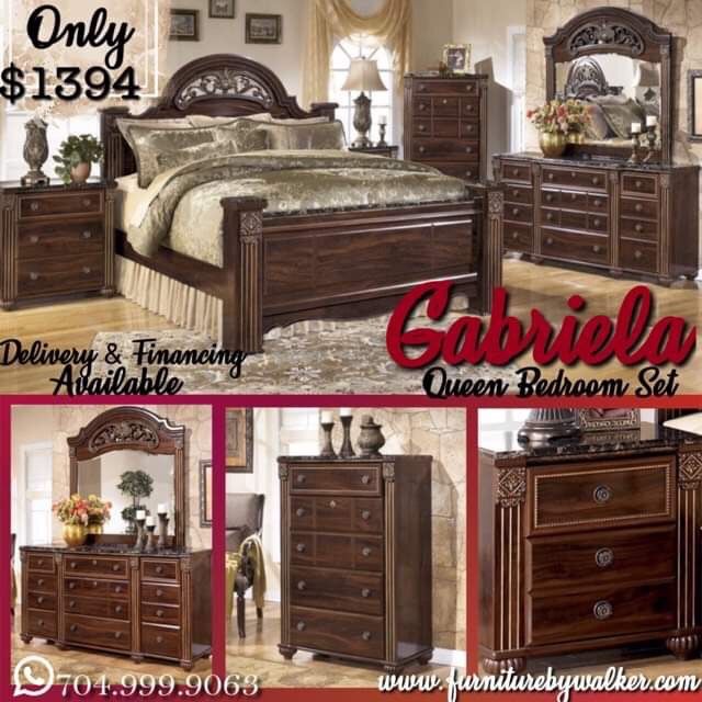 Gabriela queen poster bedroom set by Ashley Furniture Furniture