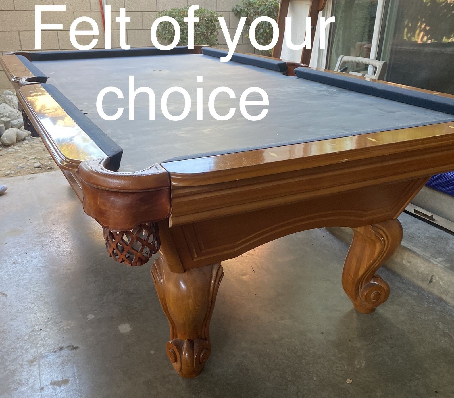 Custom Pool Table Felt