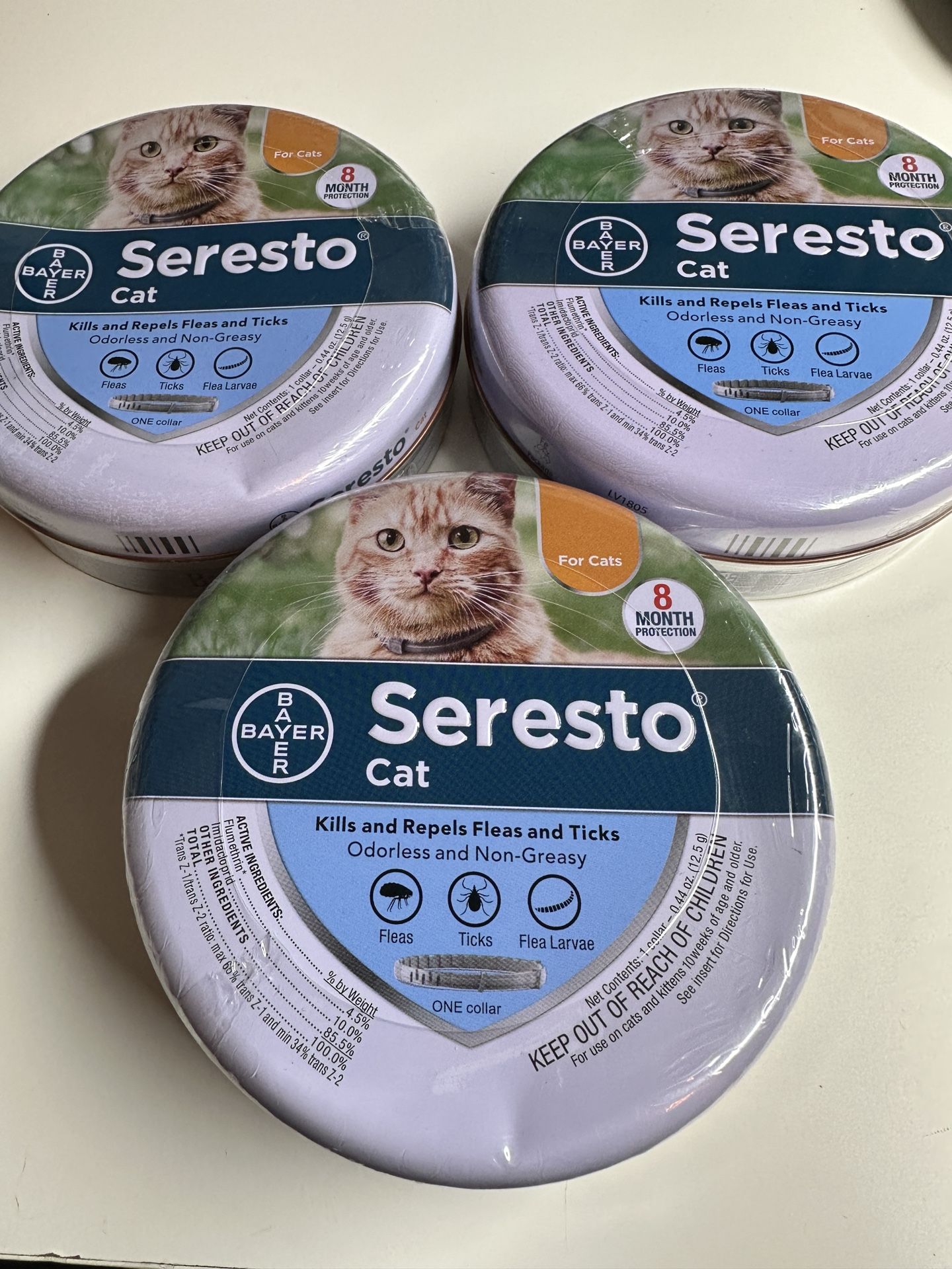 Seresto Cat Vet-Recommended Flea & Tick Treatment & Prevention Collar ...