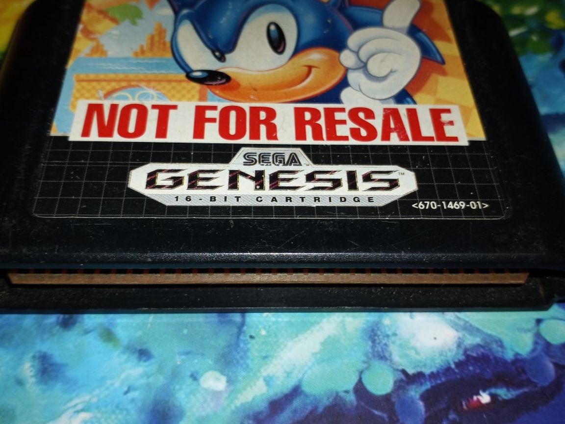 Sega Genesis Sonic Cartridge
