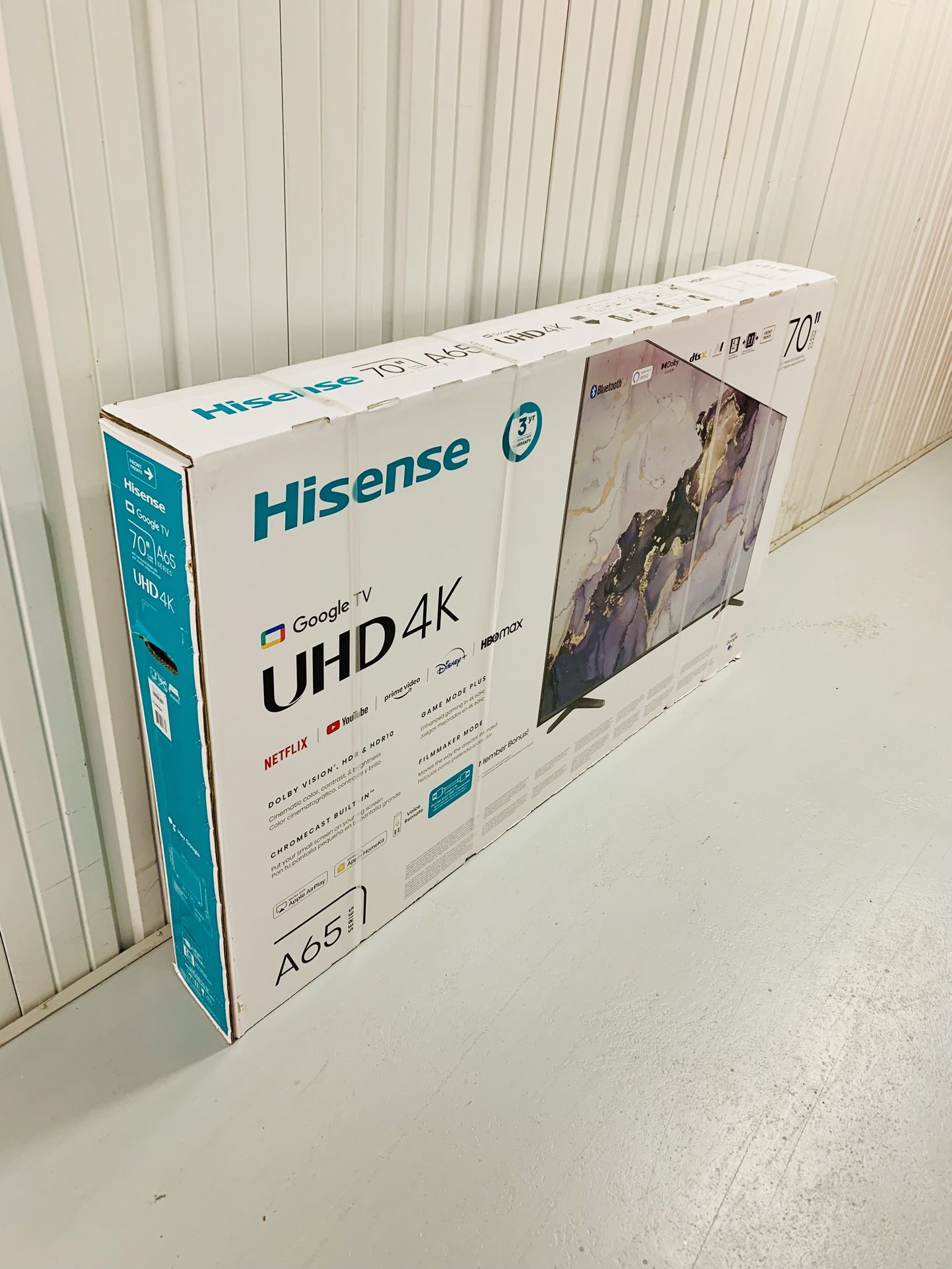 Hisense - 70" Class A6 Series LED 4K UHD HDR Smart Google TV Brand New ...