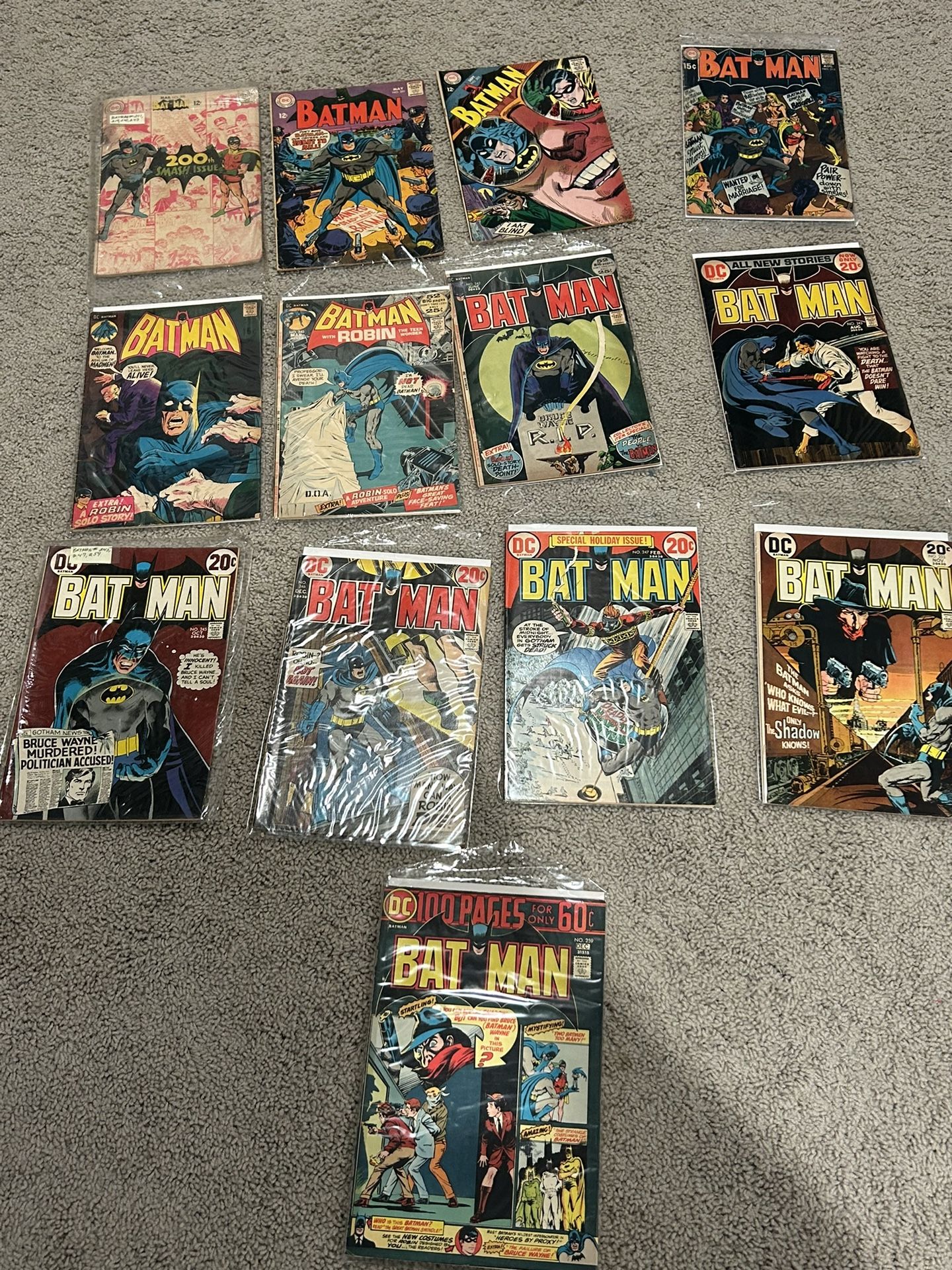 Lot of DC comics Batman from #200 to#259 for Sale in Rocklin, CA - OfferUp