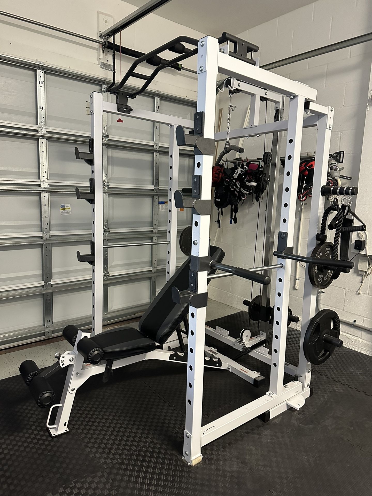 Weight Rack, Bench, Weights And Attachments for Sale in Lutz, FL - OfferUp