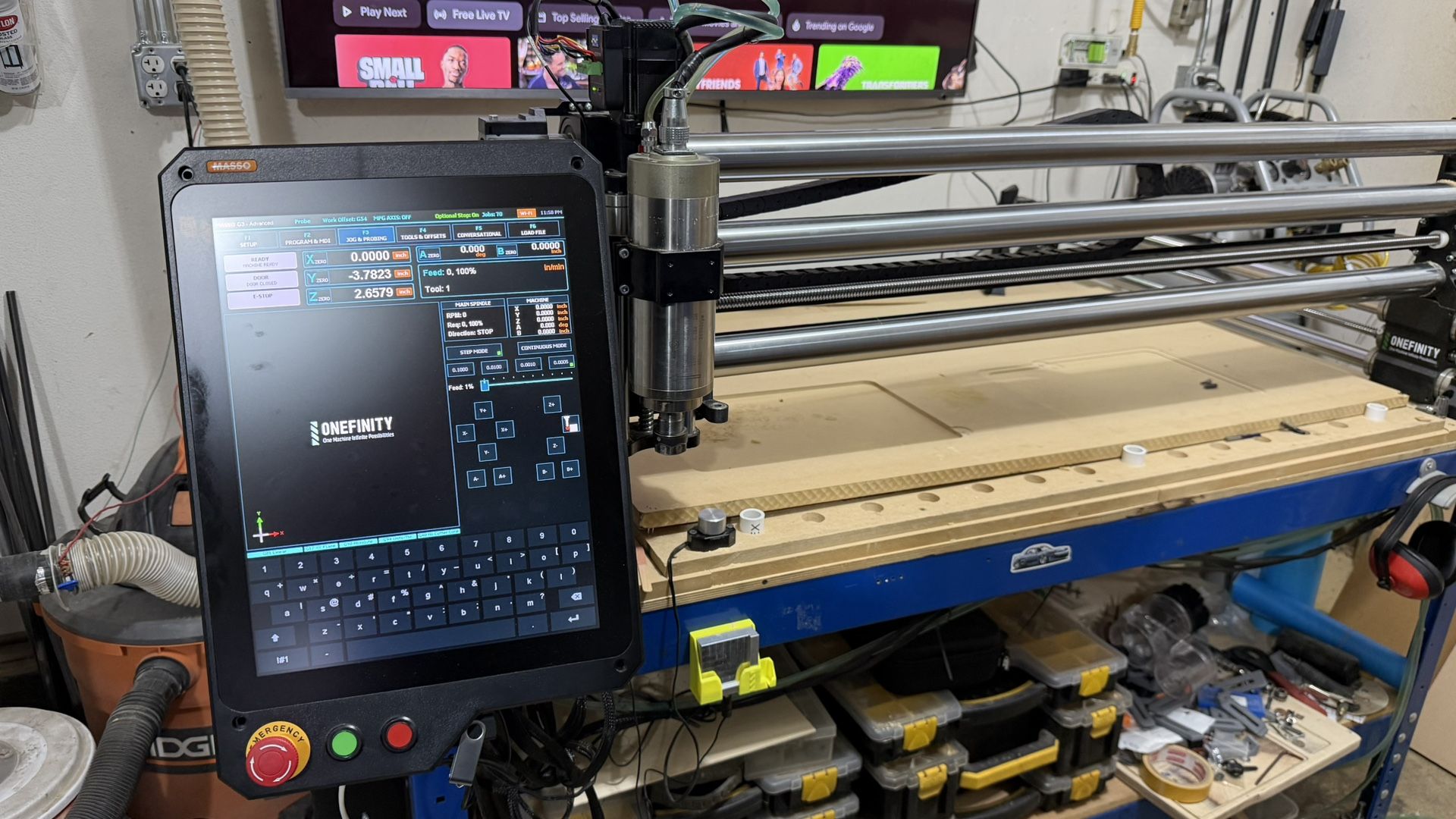 Elite journeyman CNC Router Machine 48 X 32 with Masso Controller for ...