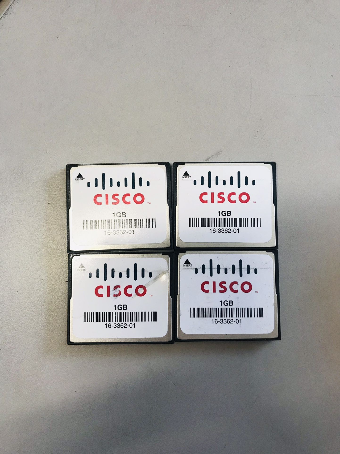 Lot Of Cisco Compact Flash 1GB 16-3362-01 for Sale in Santa Ana, CA ...