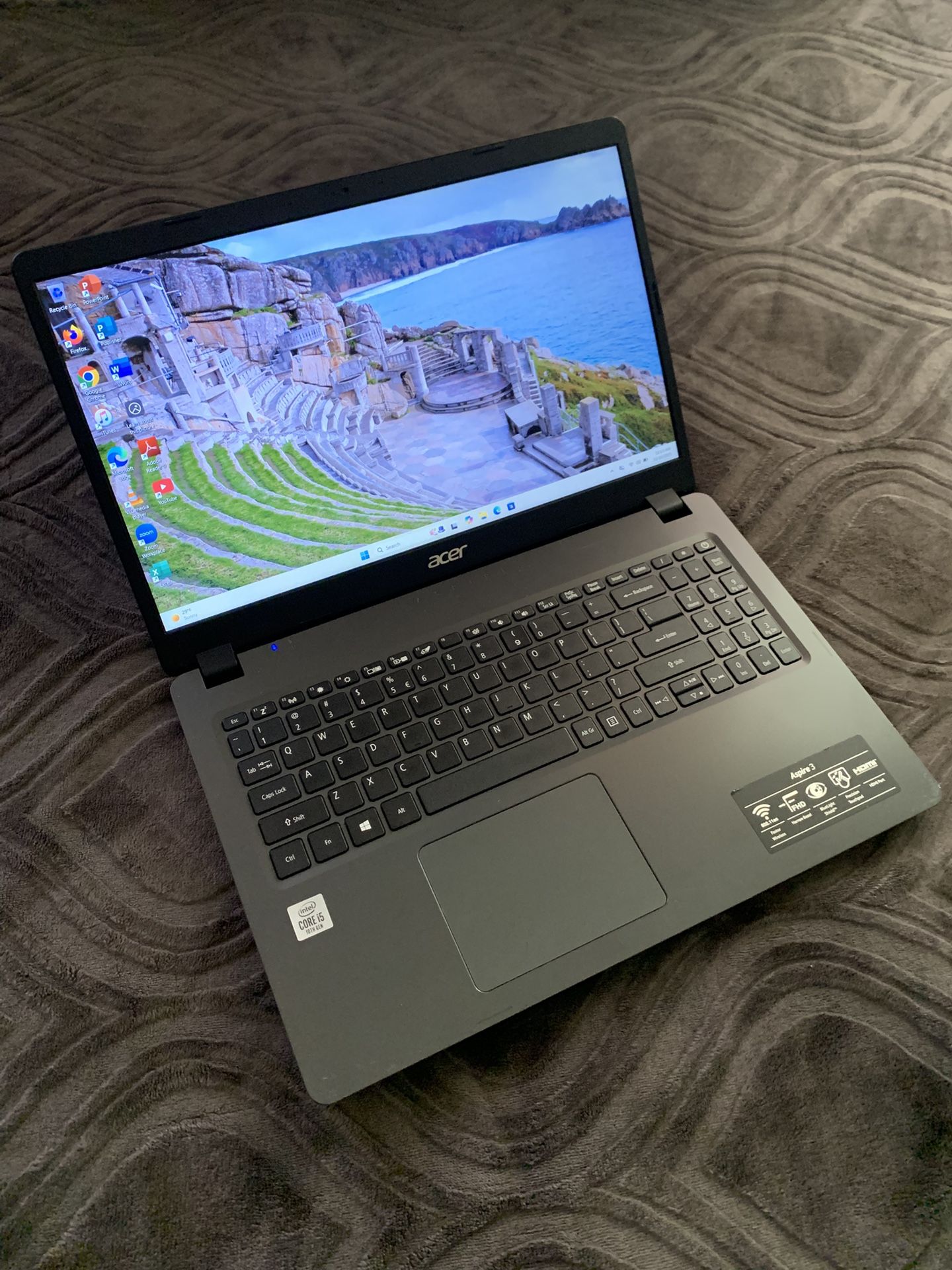 15.6"inch Intel Core i5 10th Generation Acre Laptop, 256GB SSD, 8GB RAM ...