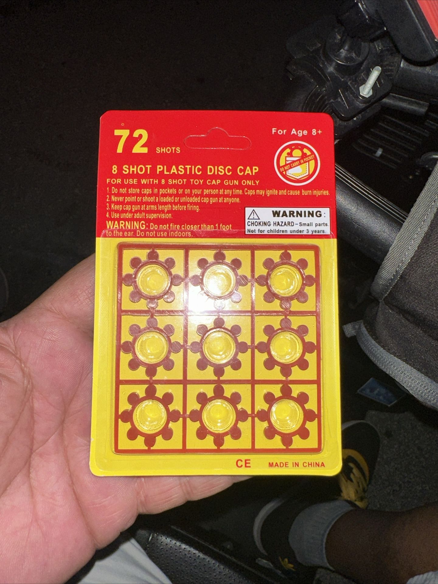 320 Pks- 8-Shot Plastic Disk Caps For Use w Toy Cap Guns 72 Shots for ...