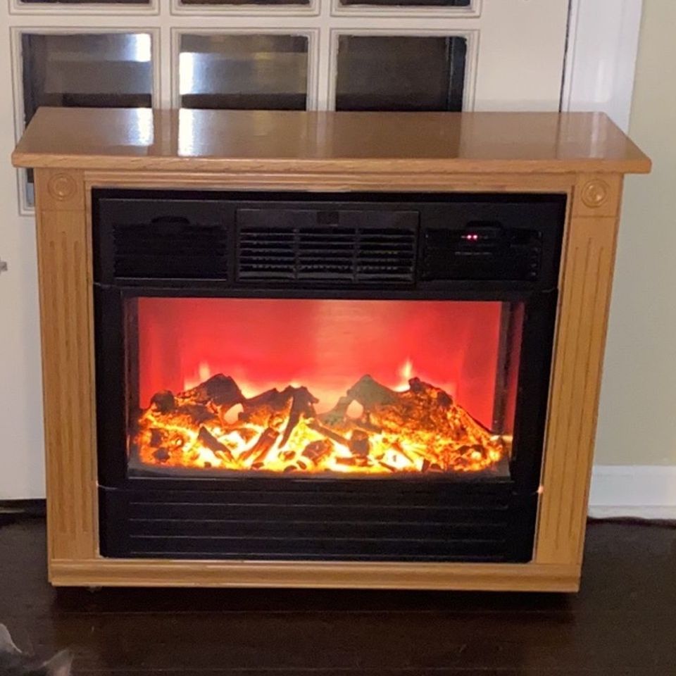 Oak Amish Fireplace Heaters