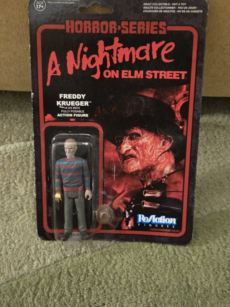 Horror Freddy Krueger VAULTED Poseable 4" With Accessories Action ...