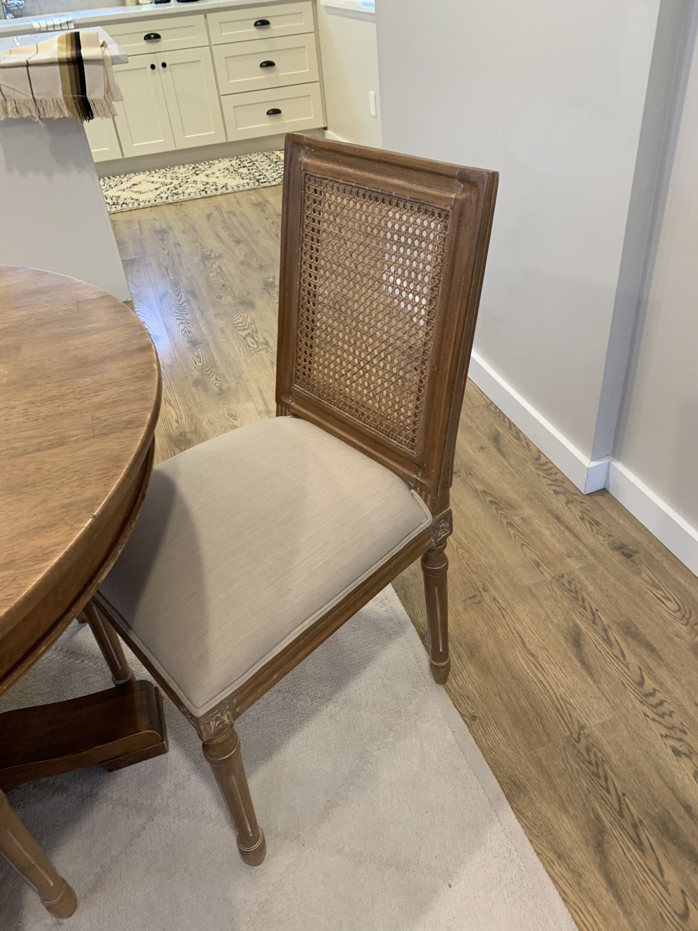 Restoration hardware style cane back dining chair for Sale in Seattle ...