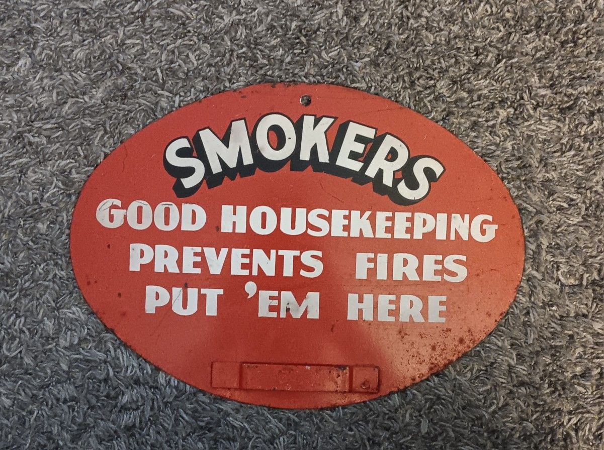Vintage-1940"s -Smokers- Good Housekeeping Prevents FIRES-OVAL Gas ...