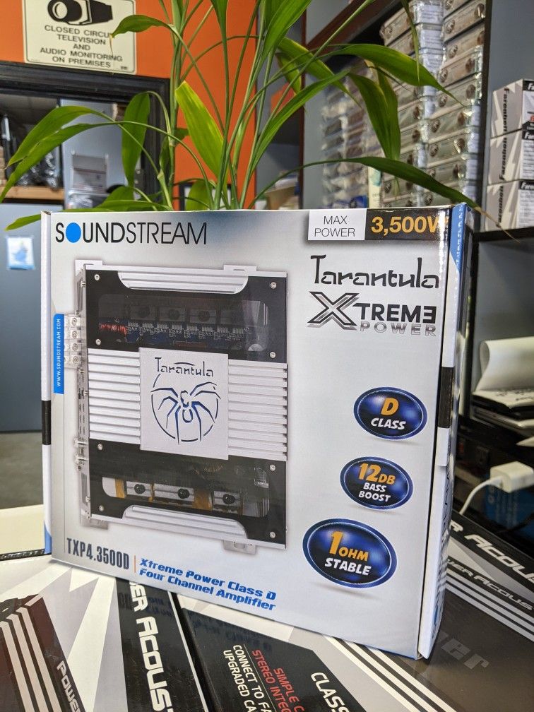 SOUNDSTREAM XTREME 4 CHANNEL CLASS D AMPLIFIER 3,500W for Sale in ...
