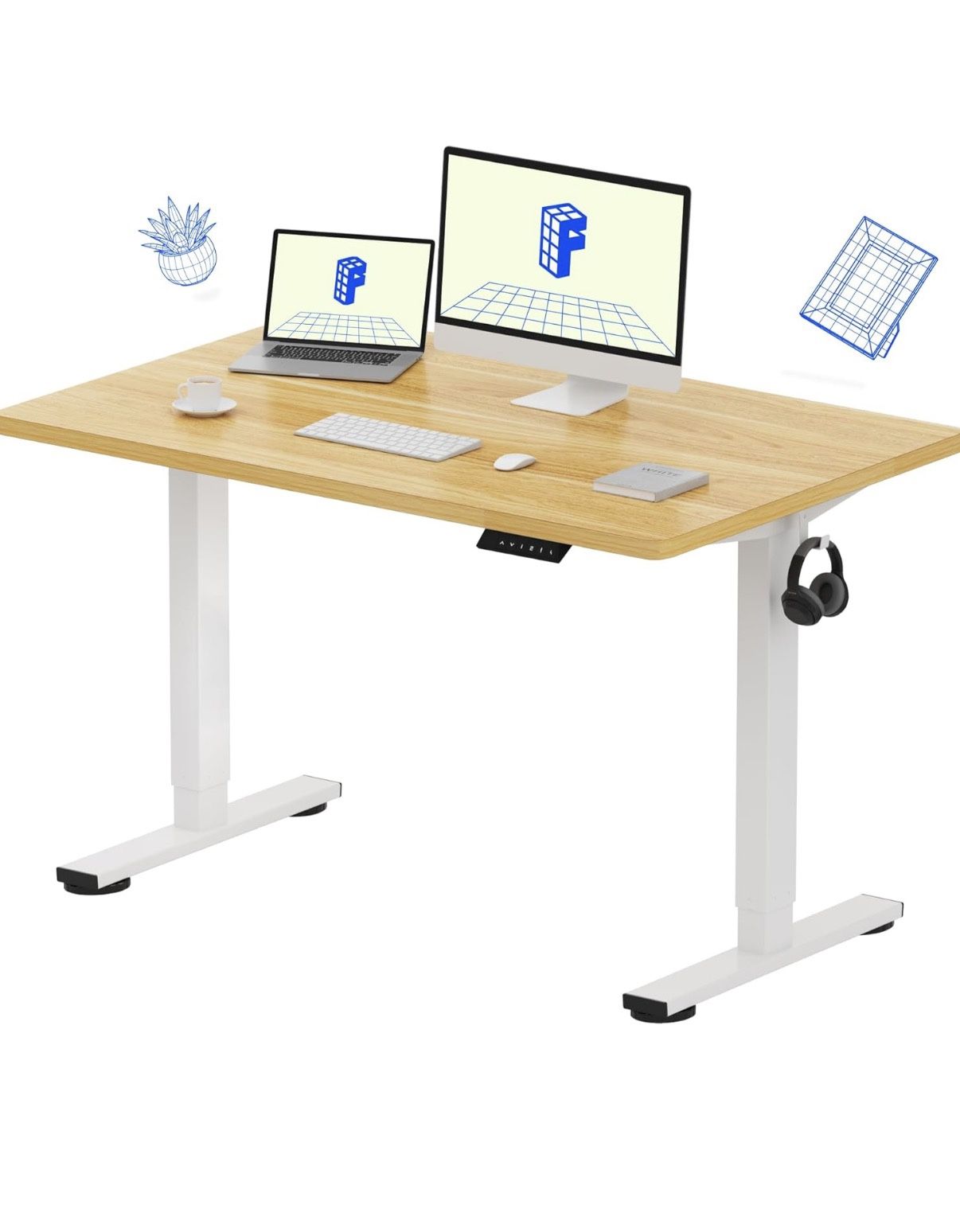 Flexispot 48X30 Electric Sit Stand Desk for Sale in Escondido, CA - OfferUp