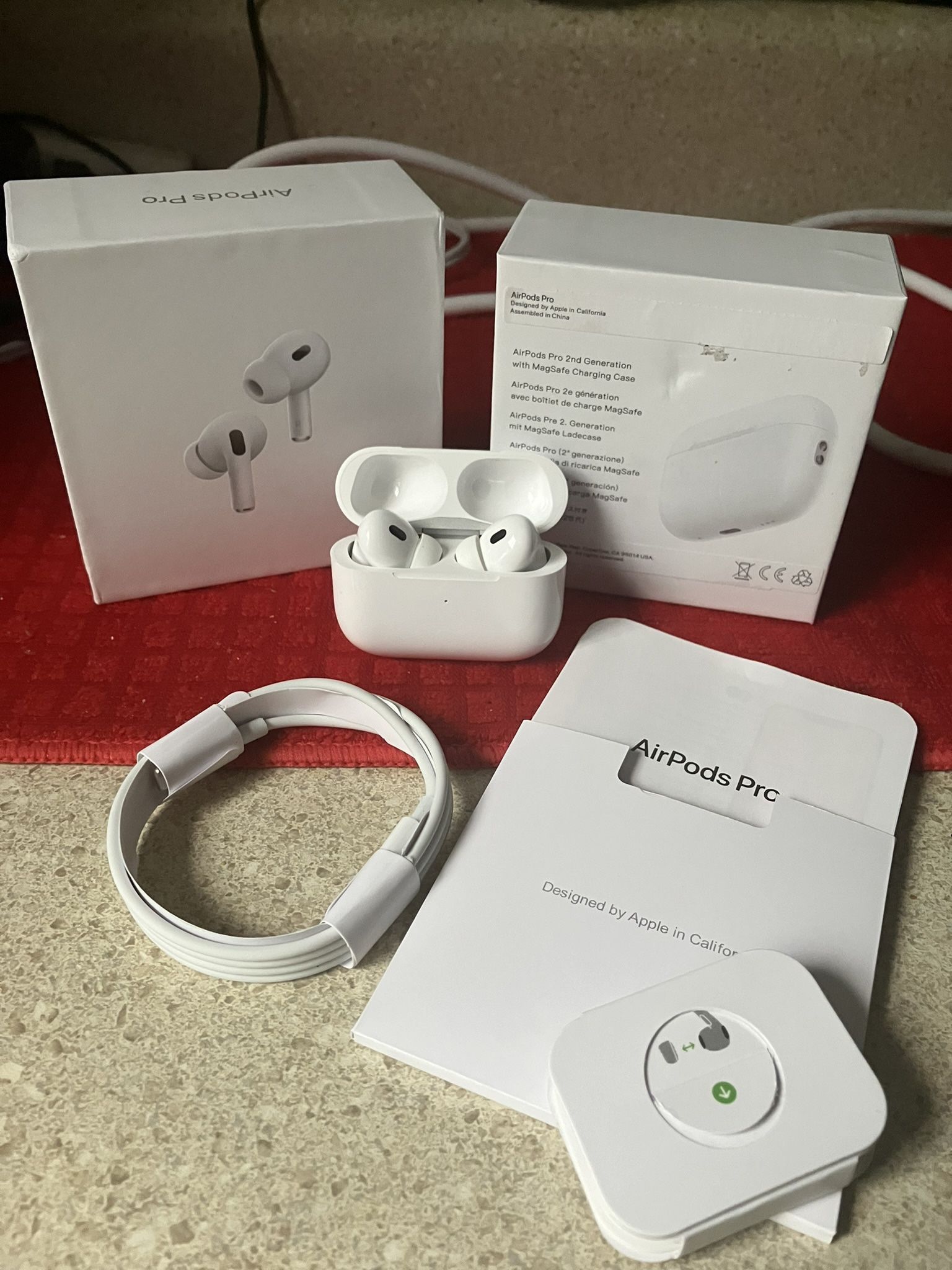 AirPod Pros 2nd Generation With MagSafe USB C Charger for Sale in ...