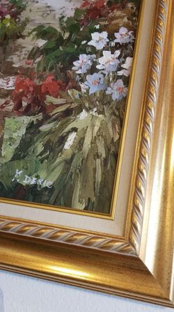 Beautiful oil painting impressionist hand painted by artist Y. Deric ...