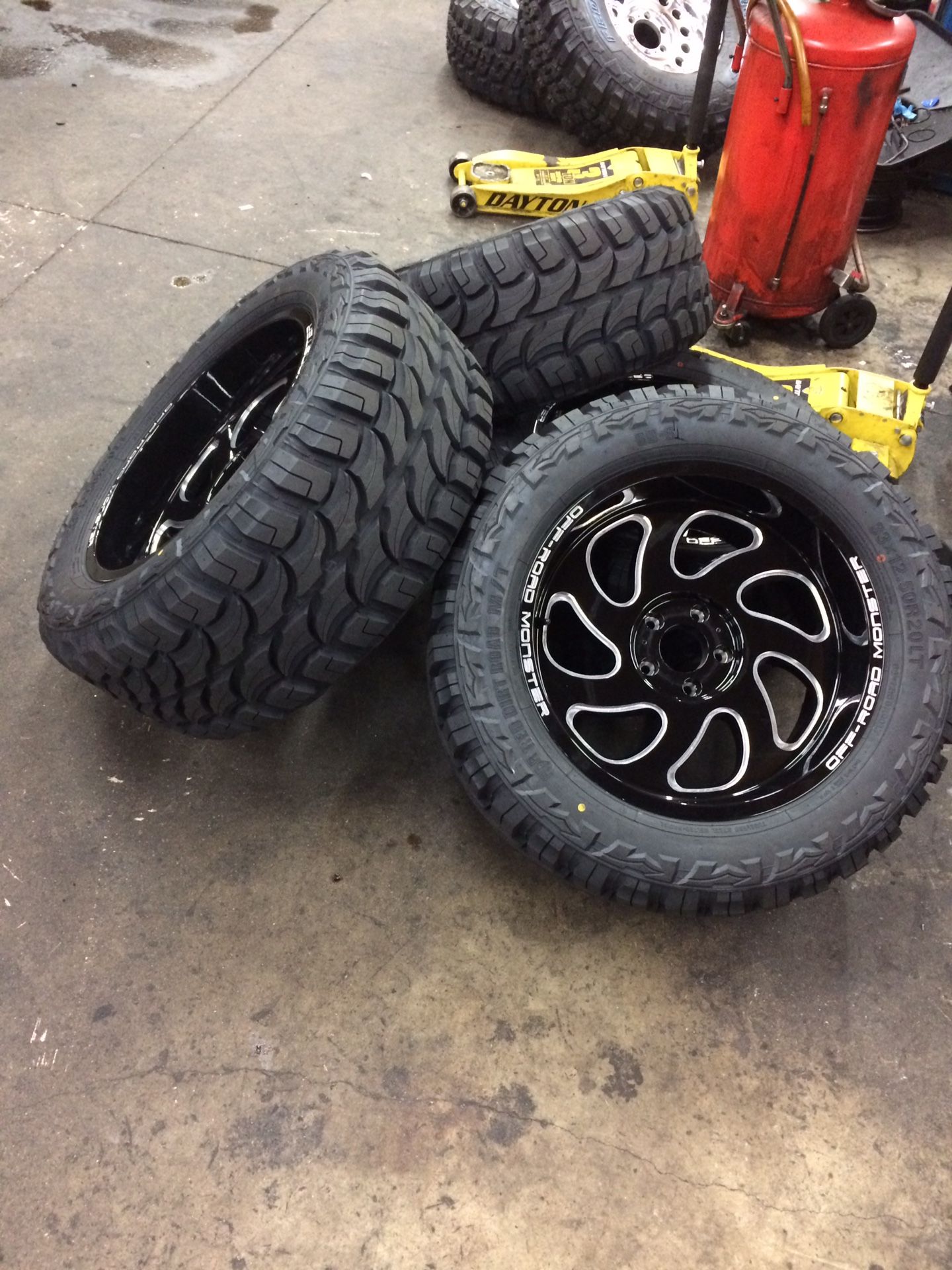 20x10 off-road rims with 33 inch tires for Sale in Ontario, CA - OfferUp