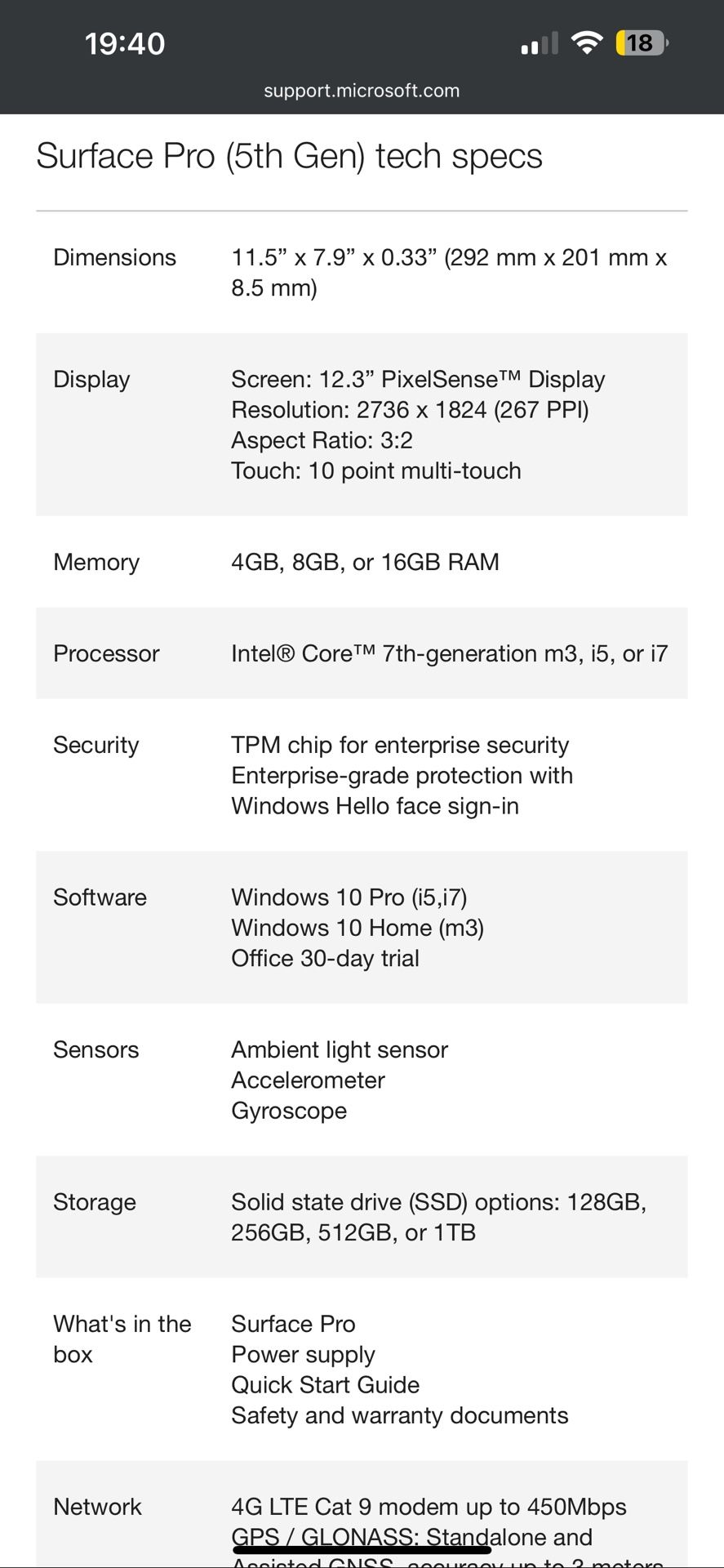 Microsoft surface Tablet 5th Generation for Sale in Redlands, CA - OfferUp