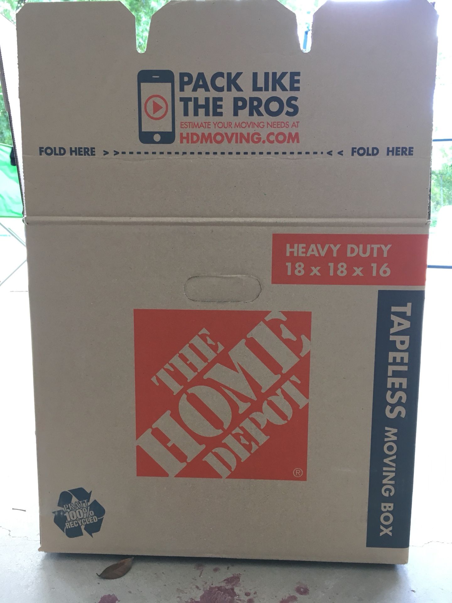 Home Depot Tapeless Moving Boxes 18x18x16 for Sale in Mesa, AZ - OfferUp