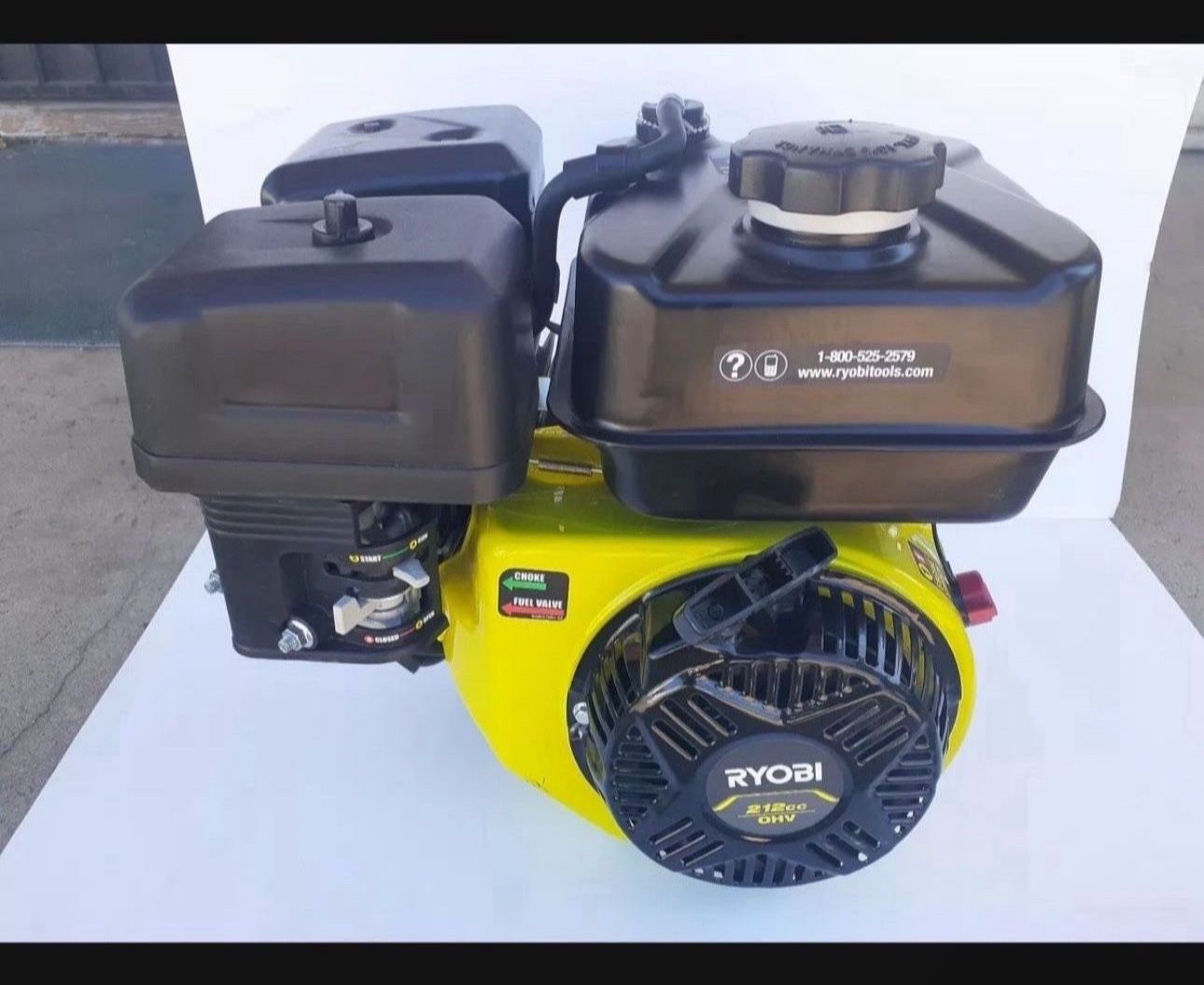 Ryobi 212cc Gas Engine for Pressure Washer, Go Kart, Log Splitter Mini ...
