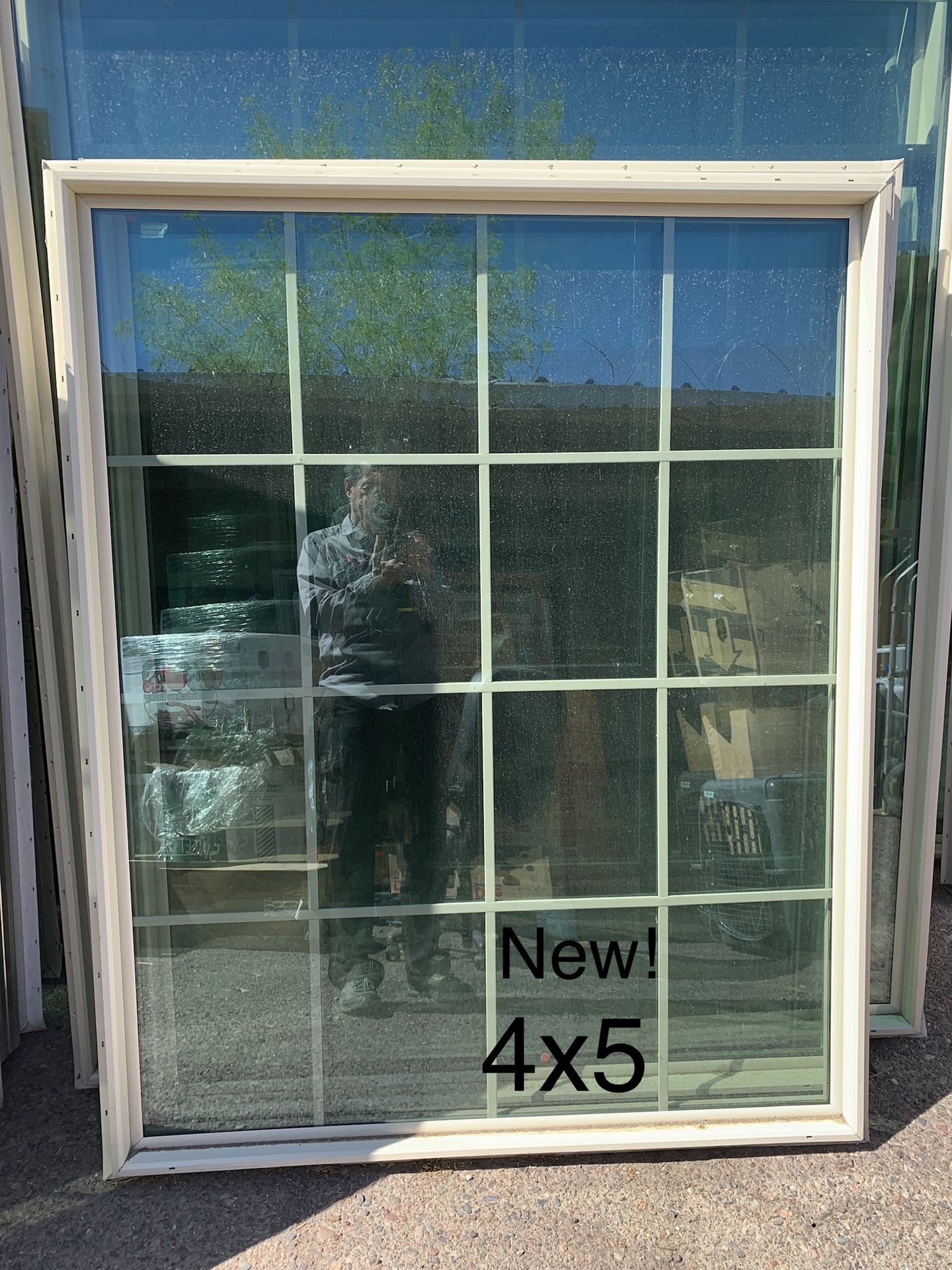New 4x5 picture vinyl window double glass - TINTED - ARGON GAS ...