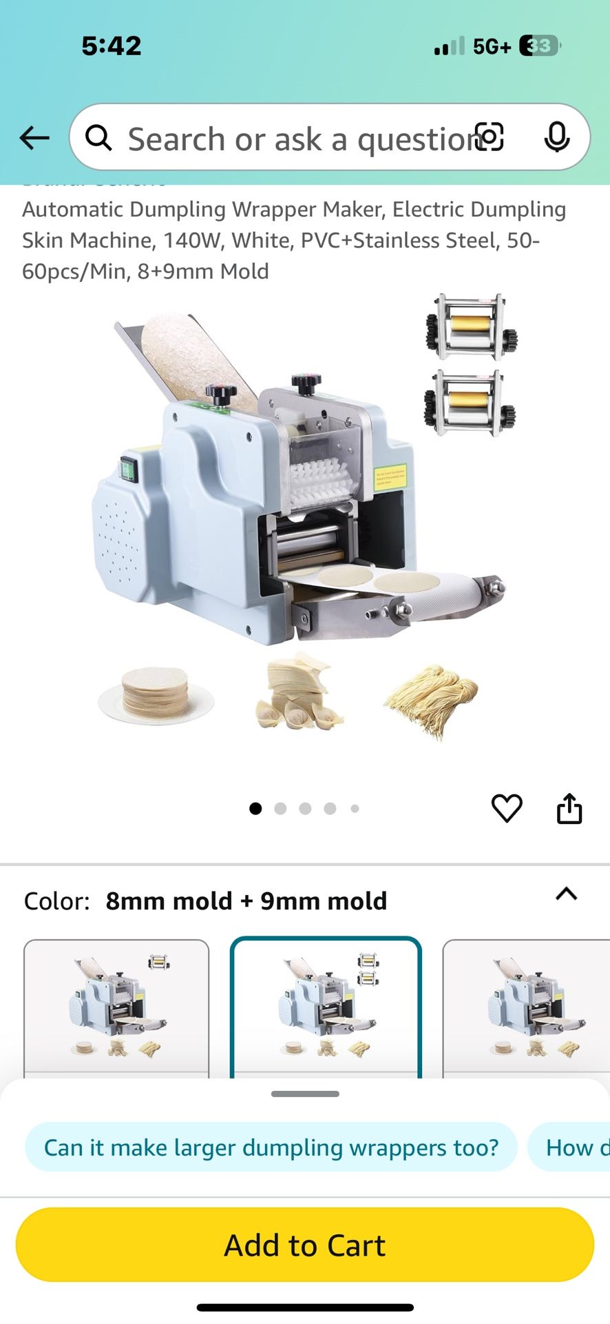 Automatic Dumpling Wrapper Maker for Sale in Tulare, CA - OfferUp