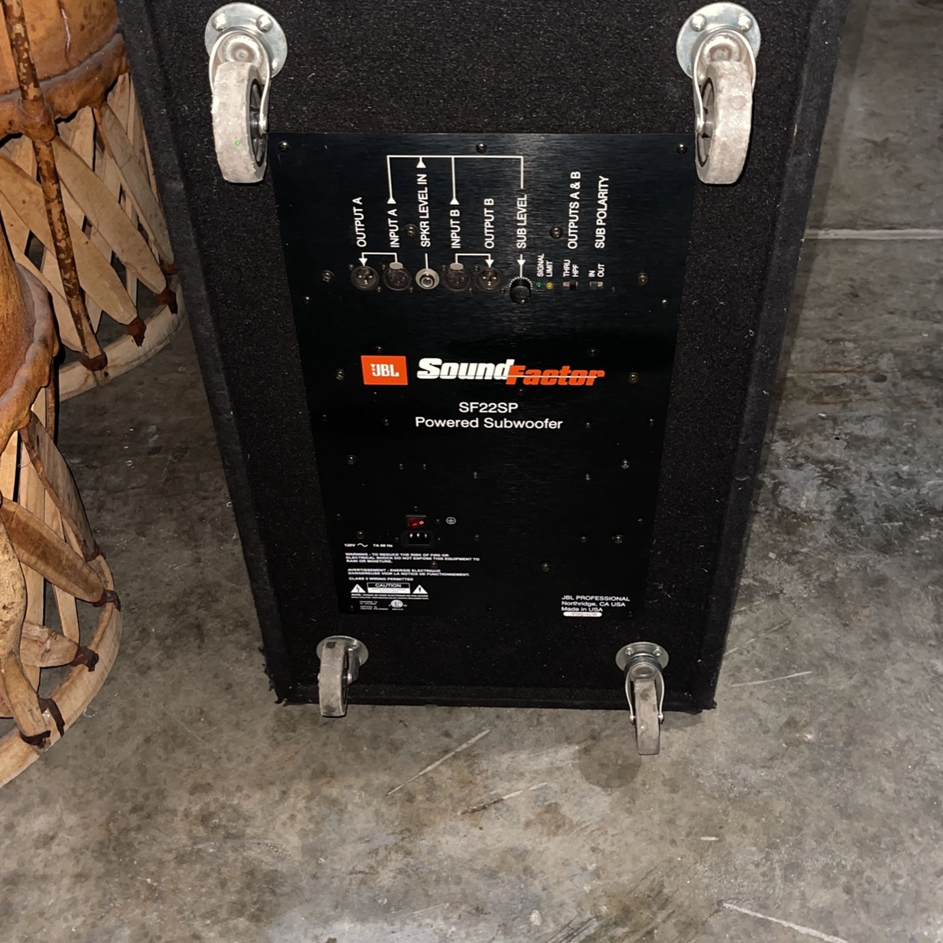 JBL Powered Subwoofer for Sale in Beaumont, CA - OfferUp