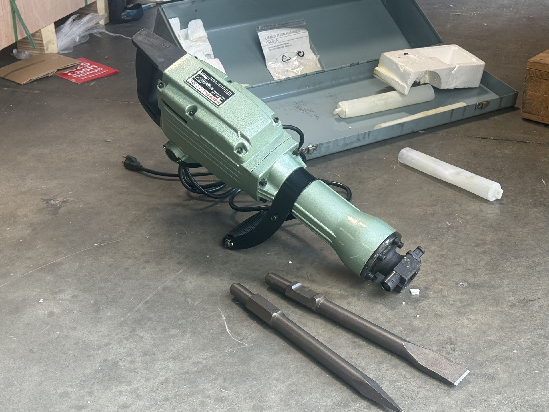 3000 watt Electric Handheld Demolition Jack Hammer Concrete Breaker ...