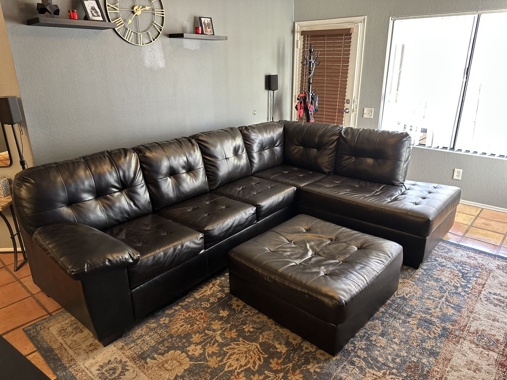Gentley Used Leather Couch for Sale in Tempe, AZ - OfferUp
