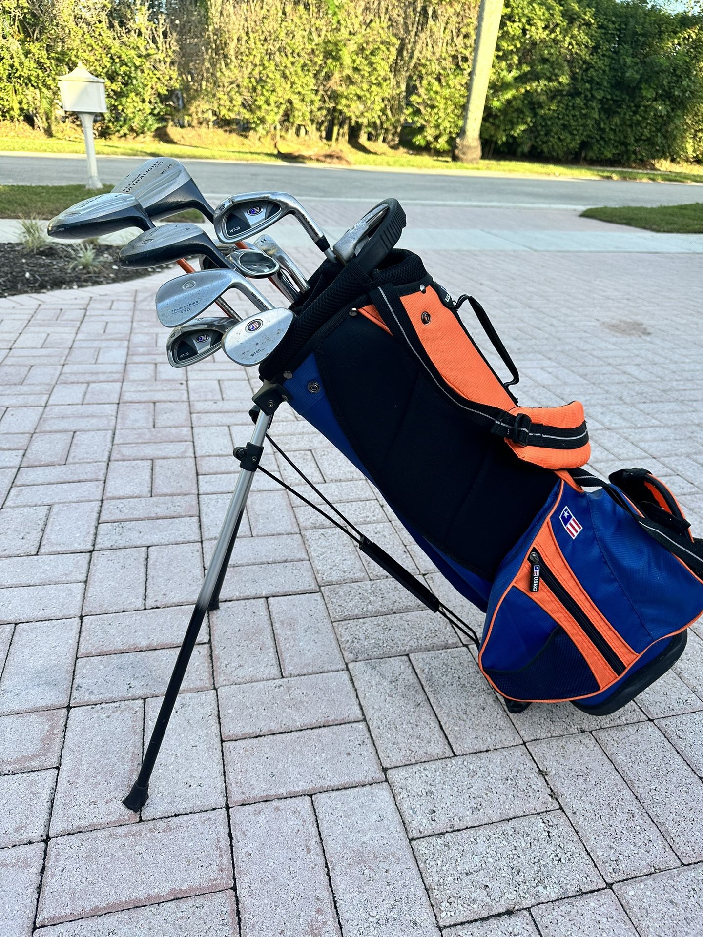 USA Kids Ultra light Golf Clubs & Bag for Sale in Fort Lauderdale, FL ...