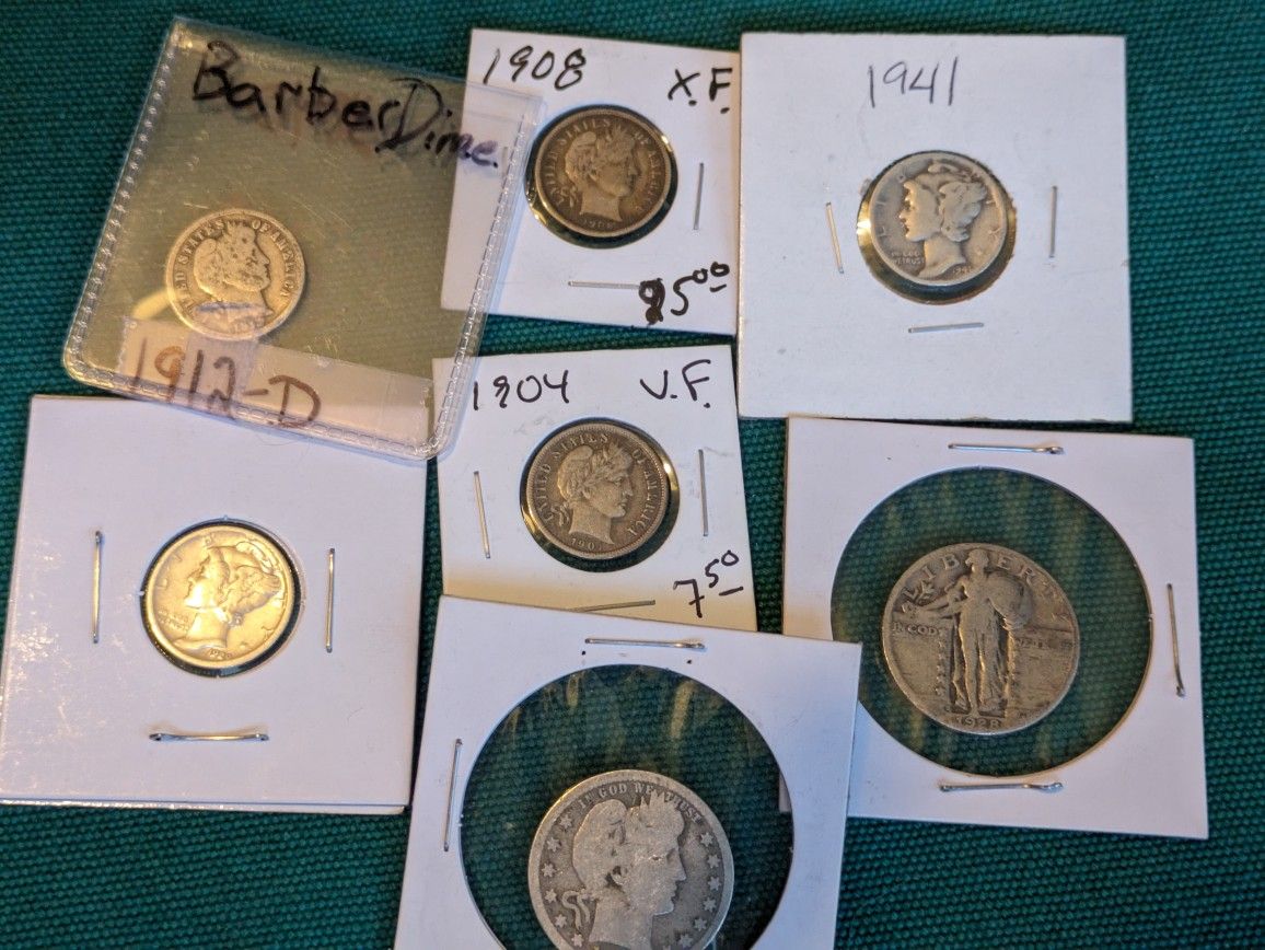 Silver Coin Lot Quarters, Dimes, Silver Coins for Sale in Portland, OR ...