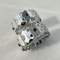 CRUPI 9/16” PRO SIZE ROUND POLISHED BMX PEDALS jp hutch bear CRUPI 9/16” PRO SIZE ROUND POLISHED BMX PEDALS jp hutch bear