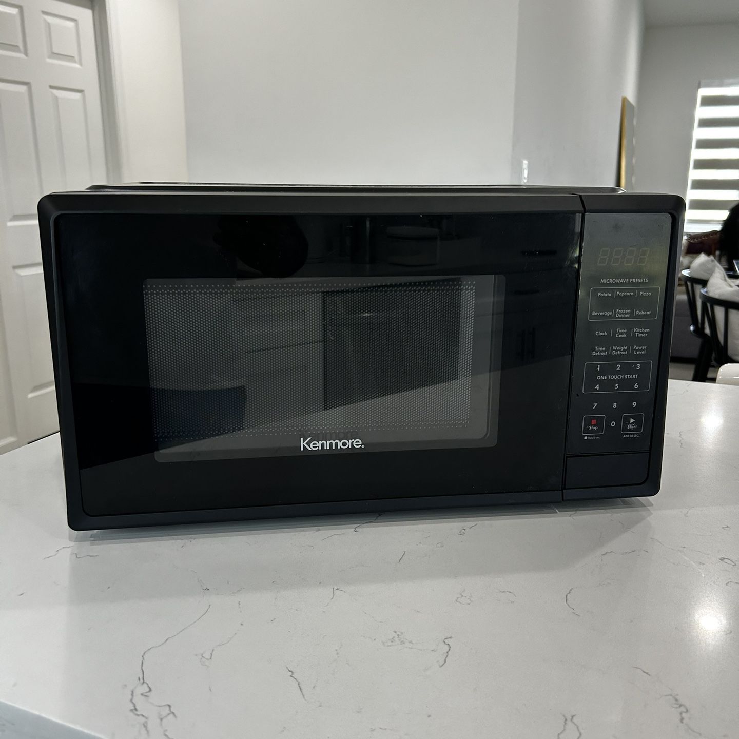Kenmore black microwave store
