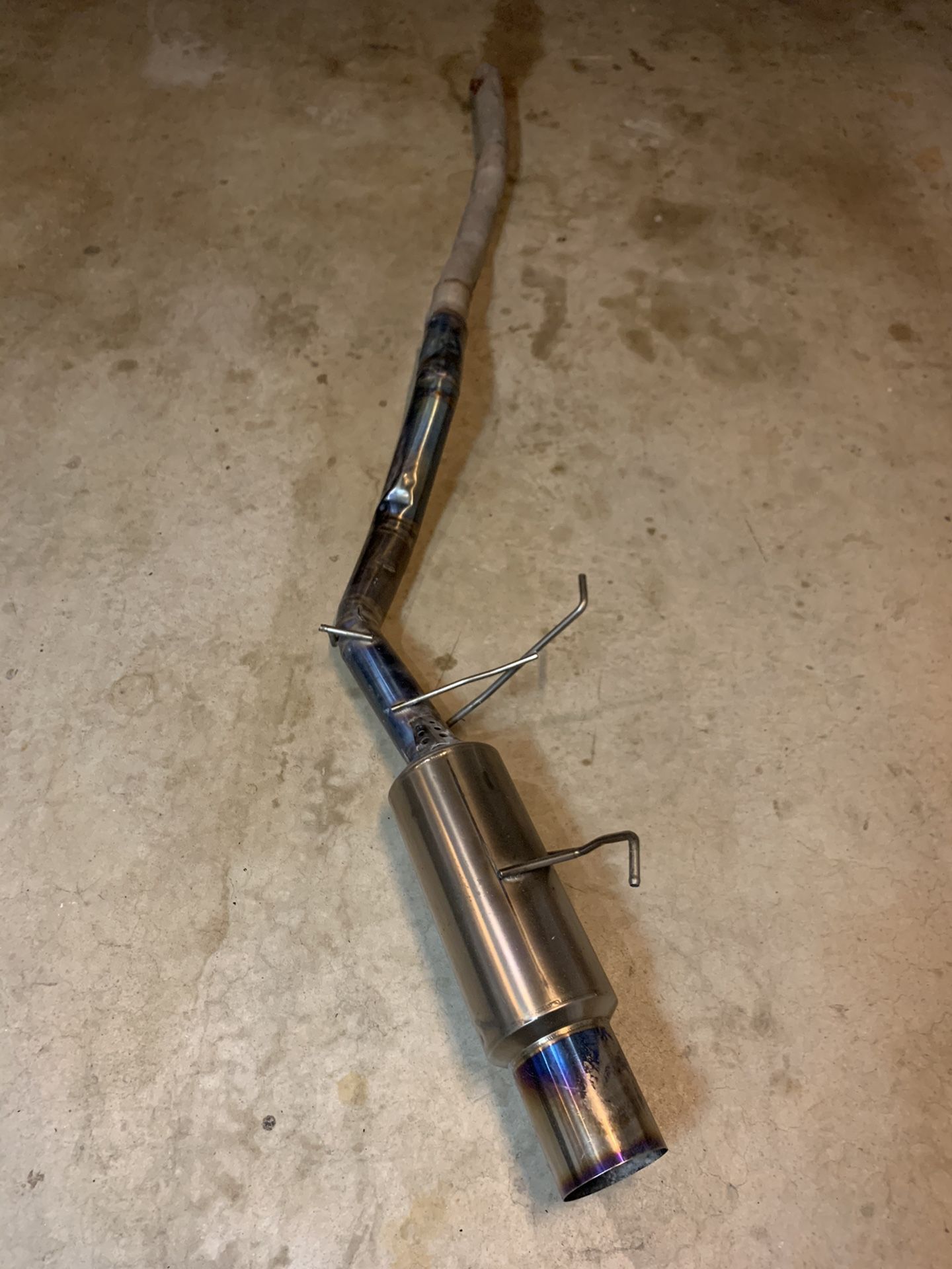 Amuse R1 titan Honda S2000 exhaust titanium! Light exhaust! Dented for ...