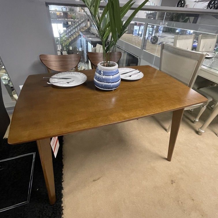 Kersey Chestnut Dining Table w/ Angled Legs for Sale in San Francisco ...