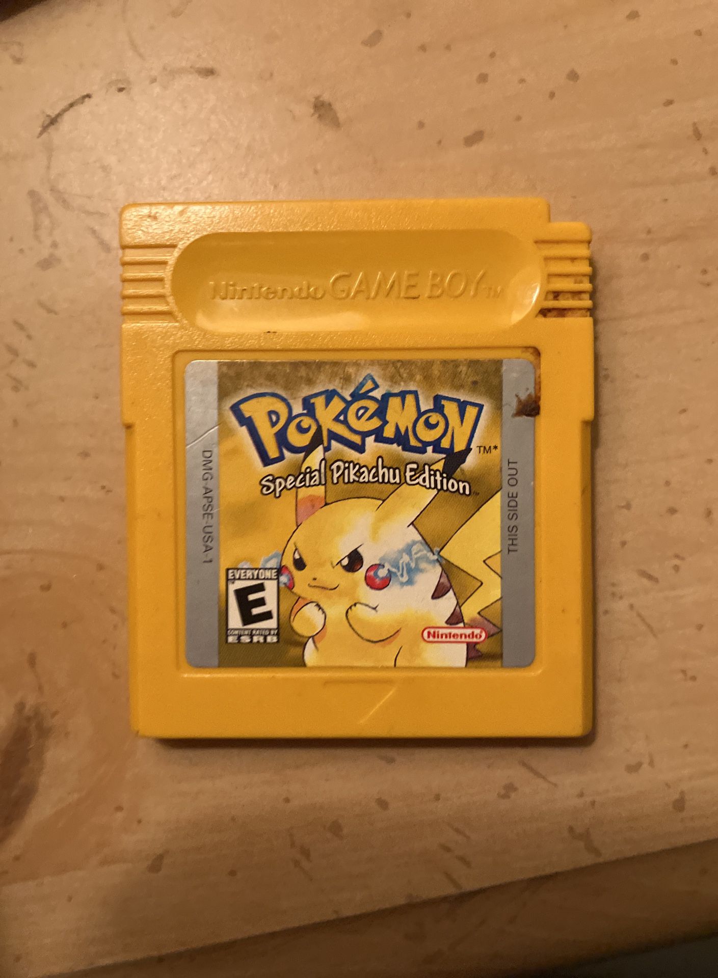 Pokémon Yellow Special Edition Pikachu Gameboy Game for Sale in Fresno ...