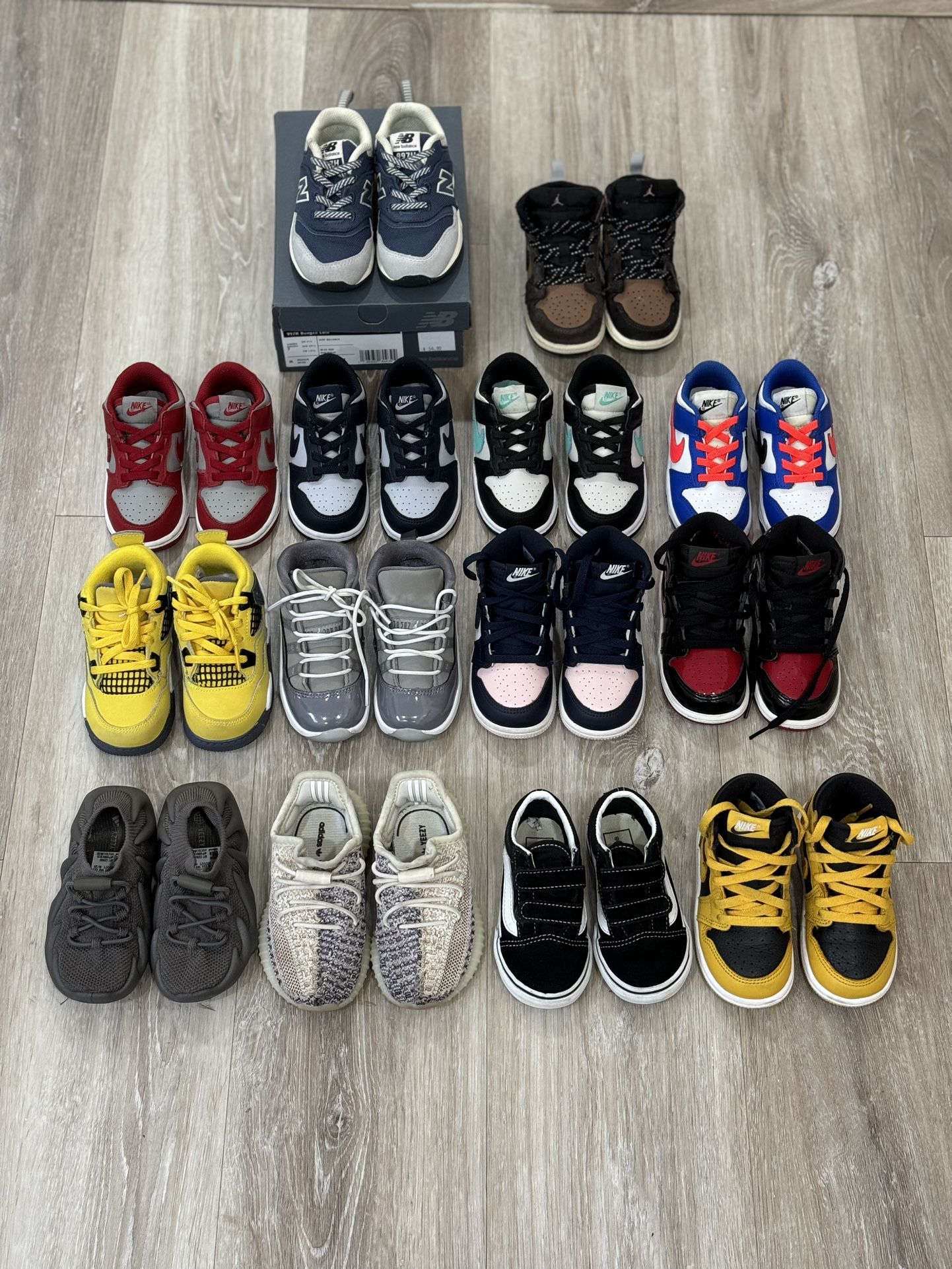 Jordan, Nike, Yeezy, New Balance, Vans Toddler Shoes 7c for Sale in ...