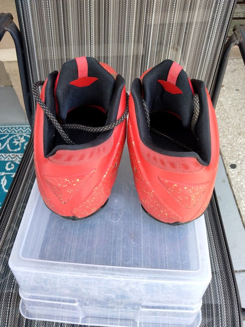 Lebron 10 Red Suede