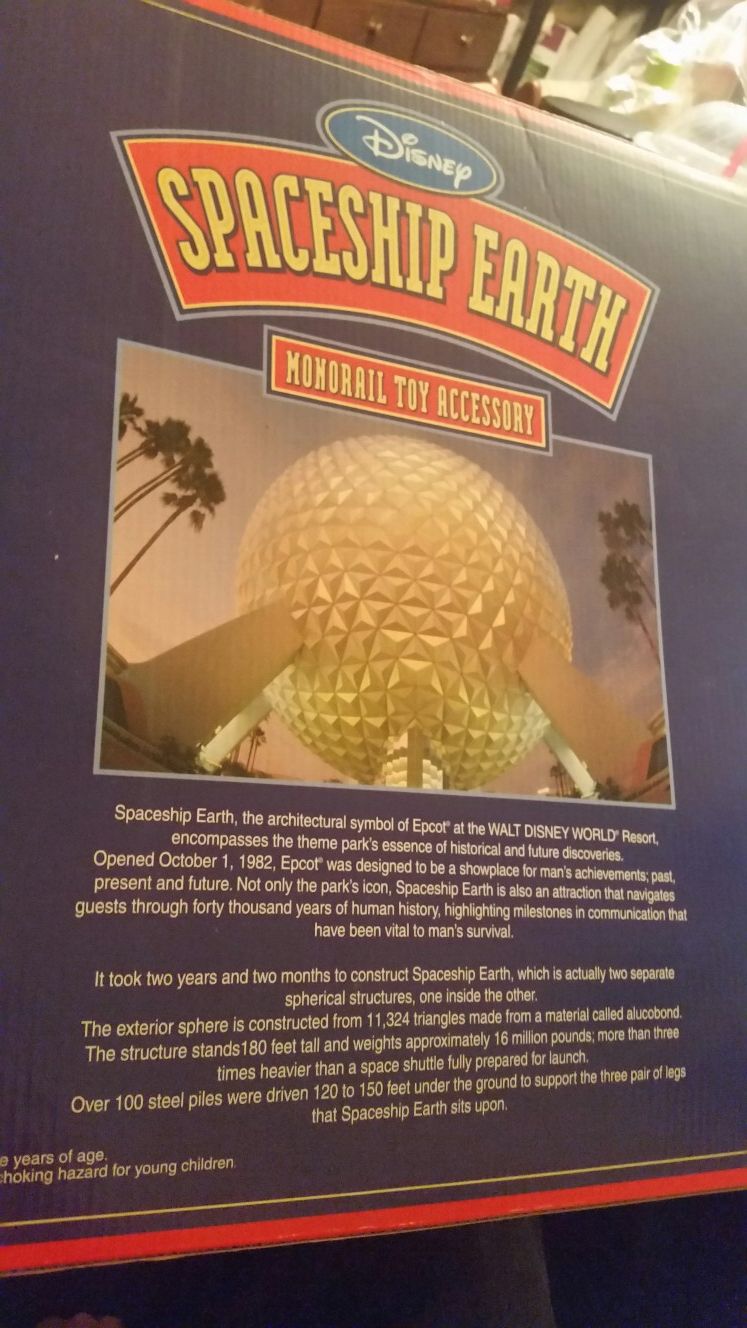 Epcot Spaceship Earth Toy