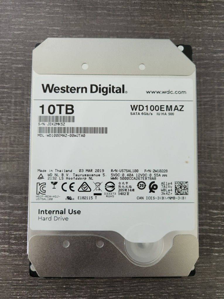 Western Digital 10TB Hard Drive HDD RAID for Sale in San Diego, CA ...