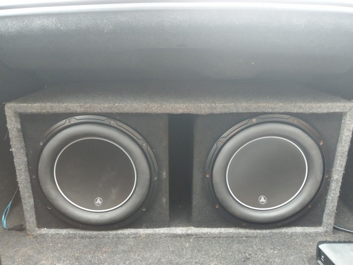 JL Audio W6 (2) 12's in box $600 tonight for Sale in Tacoma, WA - OfferUp