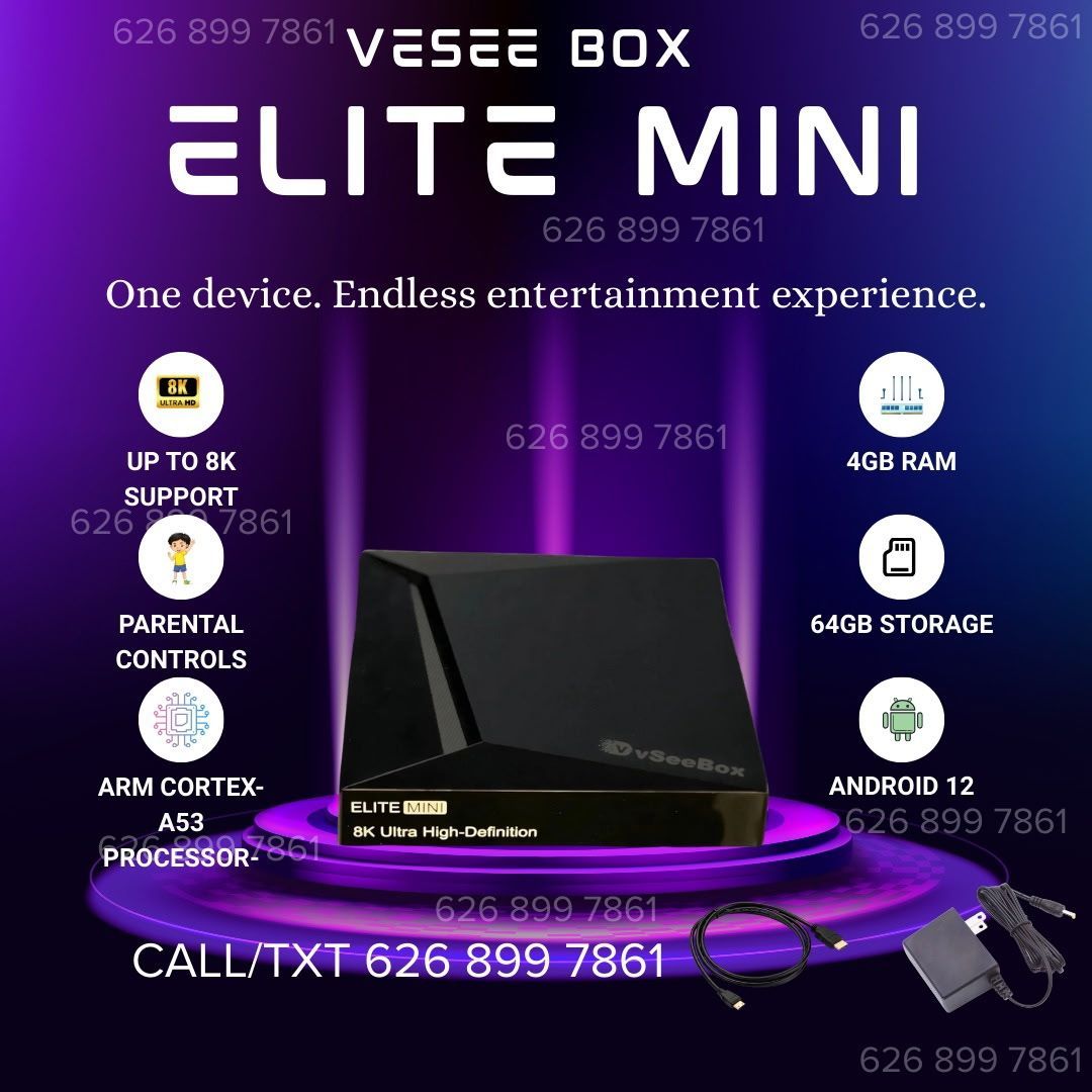 Superbox Super Box Vseebox Vsee Box SuperCaja Brand New for Sale in Los ...