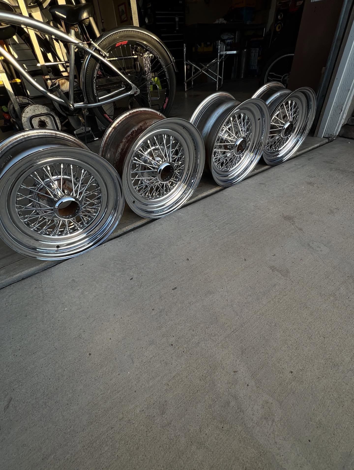 For Sale 15x7 Wire Wheels for Sale in Hemet, CA - OfferUp