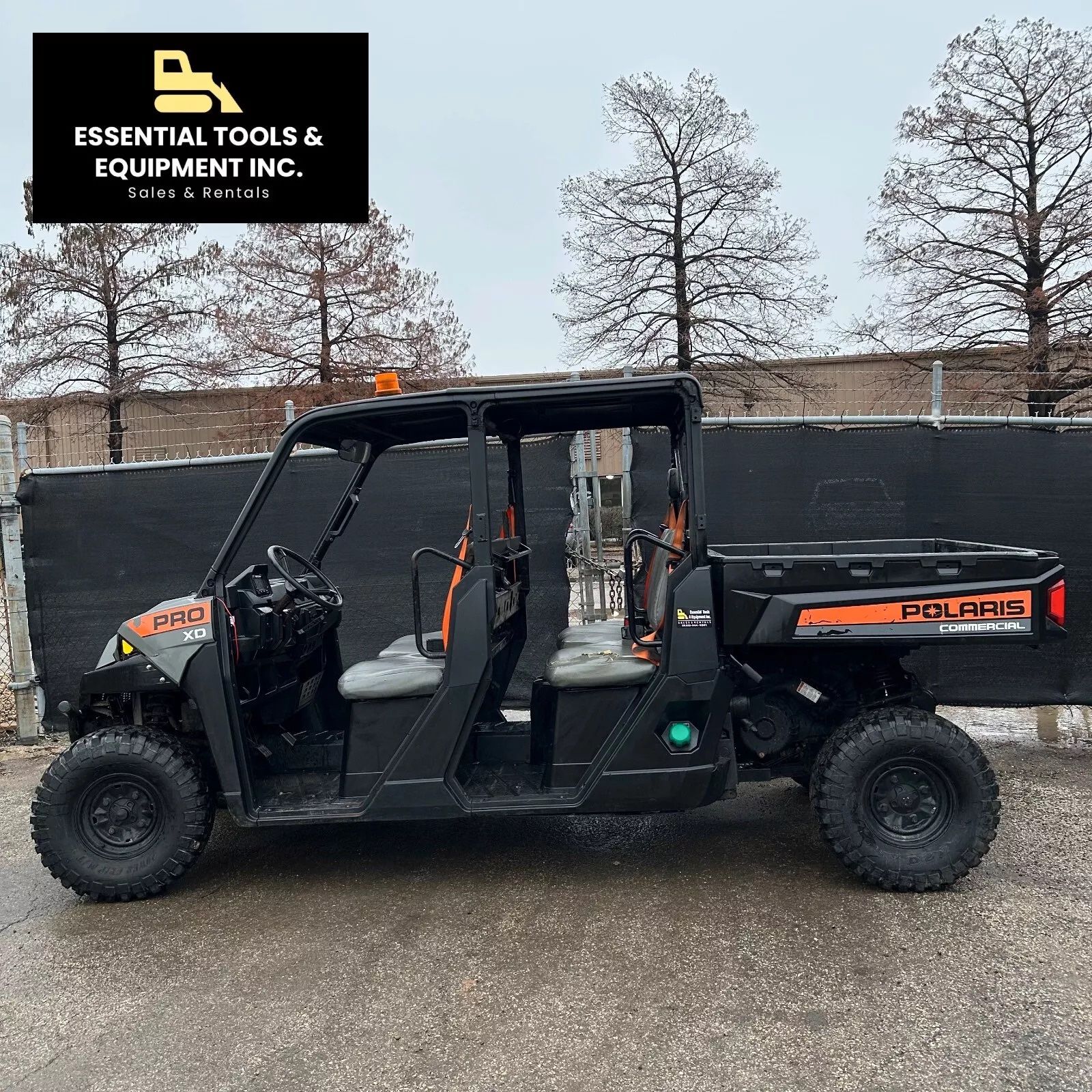 2021 Polaris Pro XD 4000D 4WD Utility Vehicle Cart Diesel UTV ATV Side ...