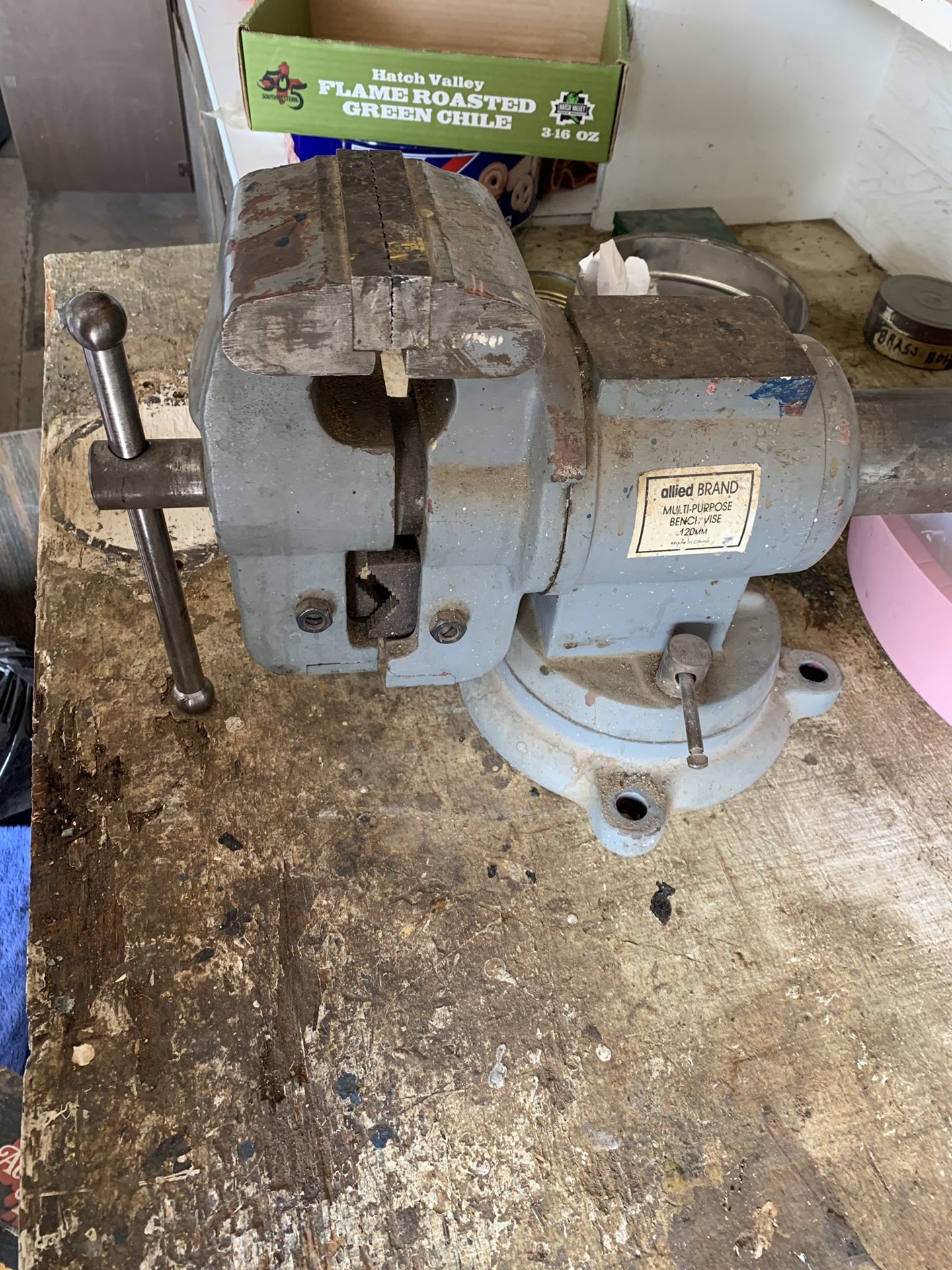 PENDING PICKUP Allied Brand Multipurpose Bench Vise 120mm 5” for Sale ...
