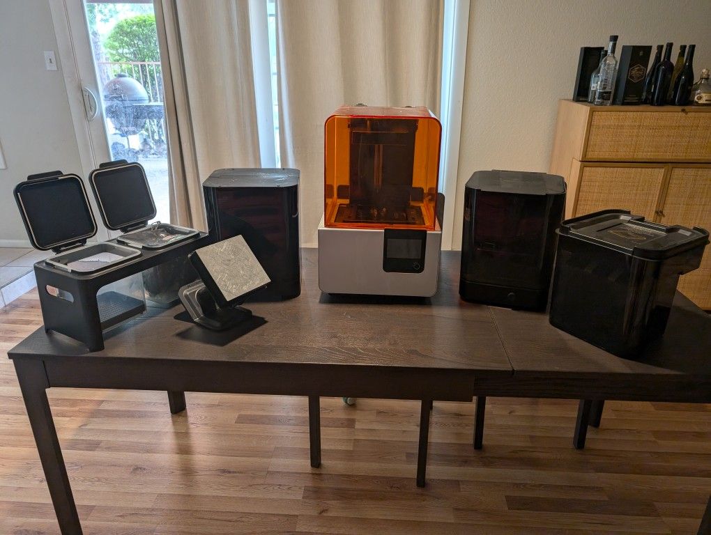 Form 2 Printer, UV cure Station, Wash Station, And Finish 2 Station for ...