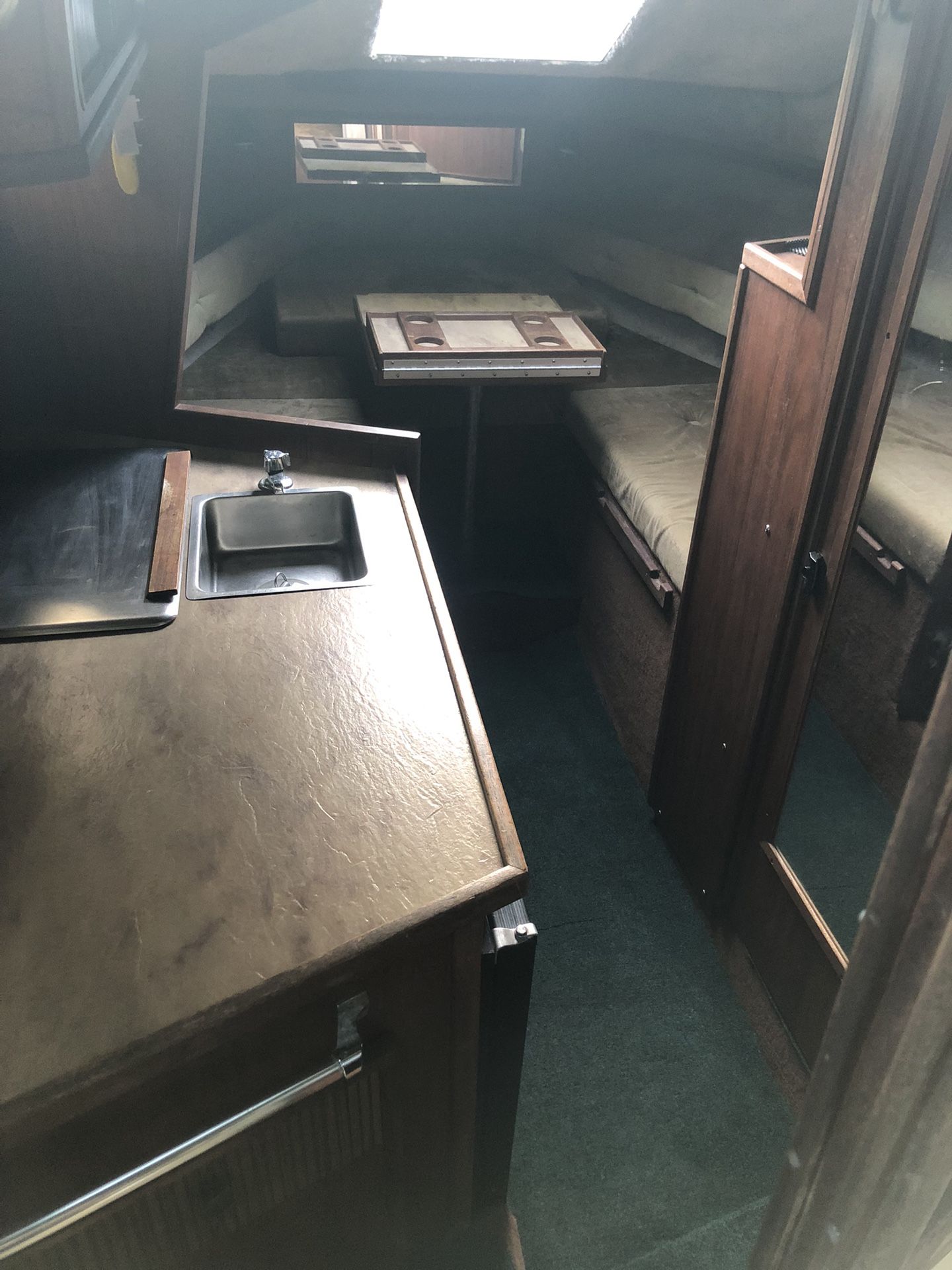 Nice Sea Ray Cabin Cruiser And Triple Axle Trailer 6500 Cash for Sale ...