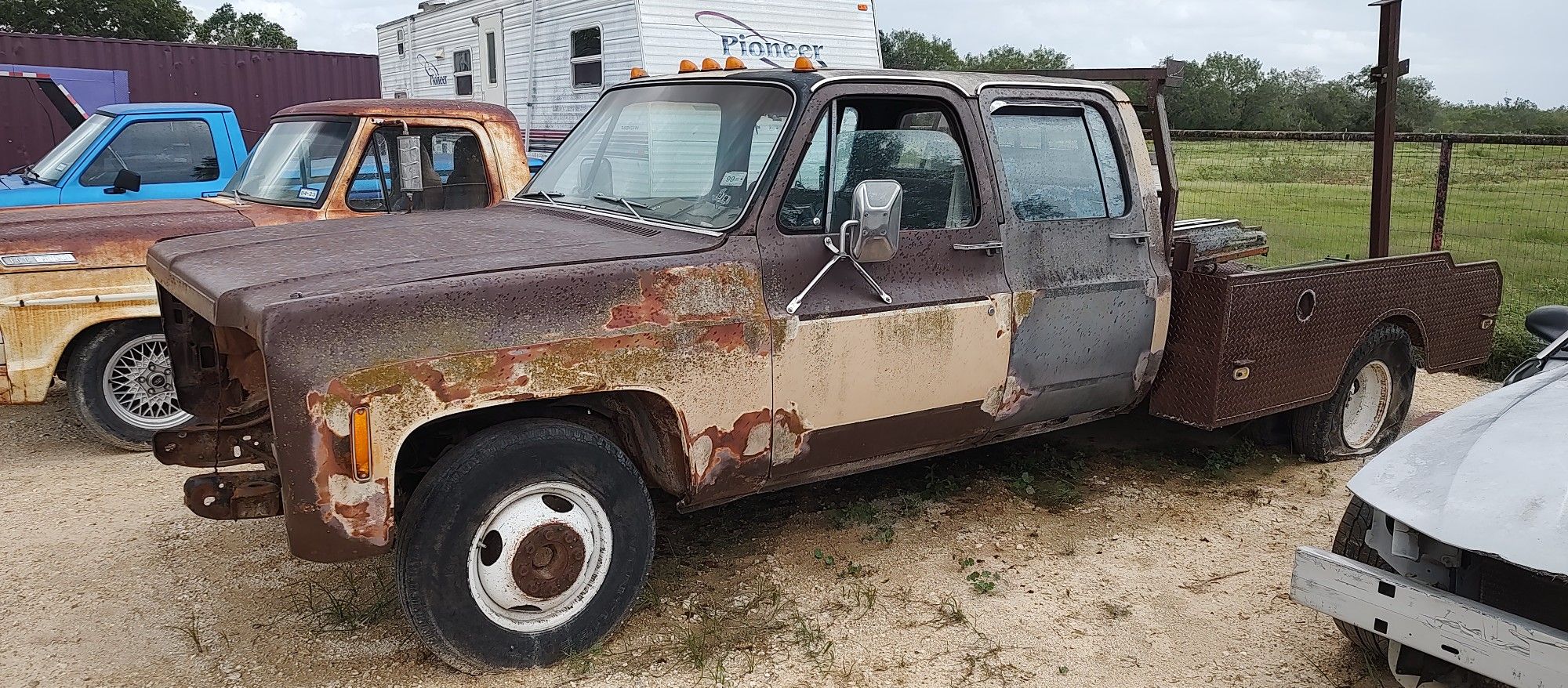 79 C10 K30 Dually Chevy Project Roller Flat Bed for Sale in Sutherlnd ...