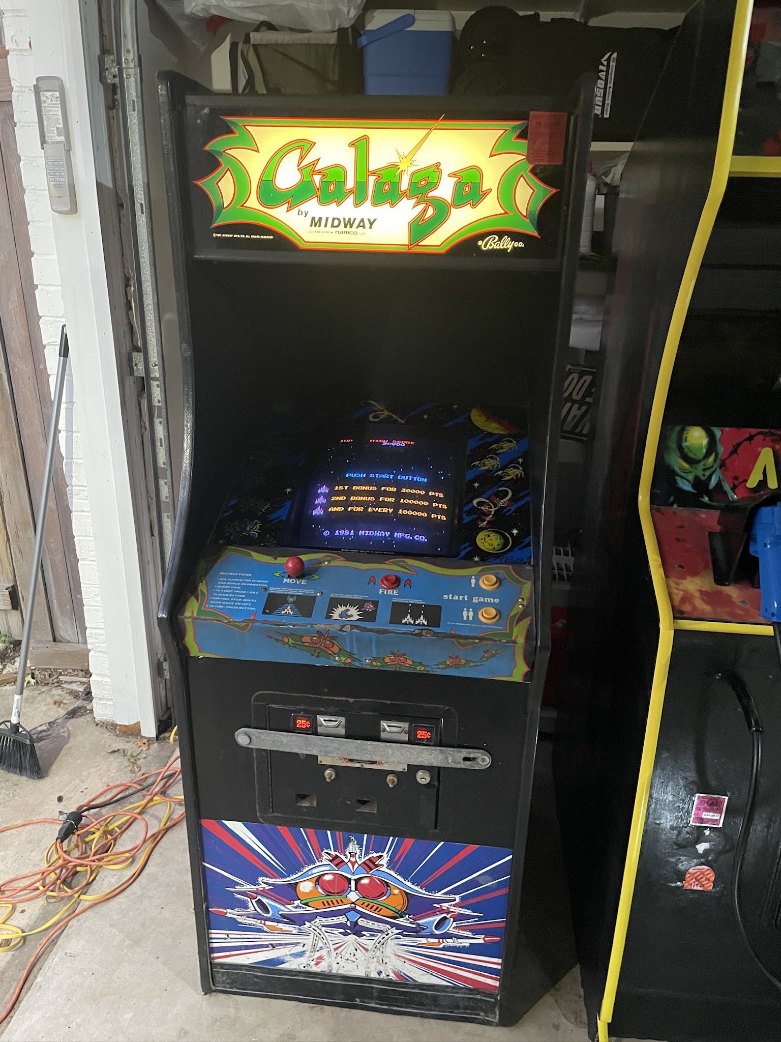 Galaga Full Size Arcade Machine for Sale in San Antonio, TX - OfferUp