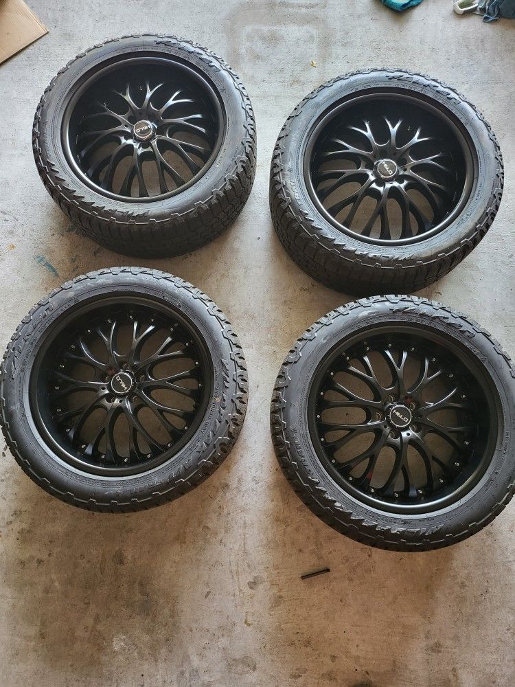 20" Helo HE890 Wheels And Tires for Sale in Georgetown, TX - OfferUp